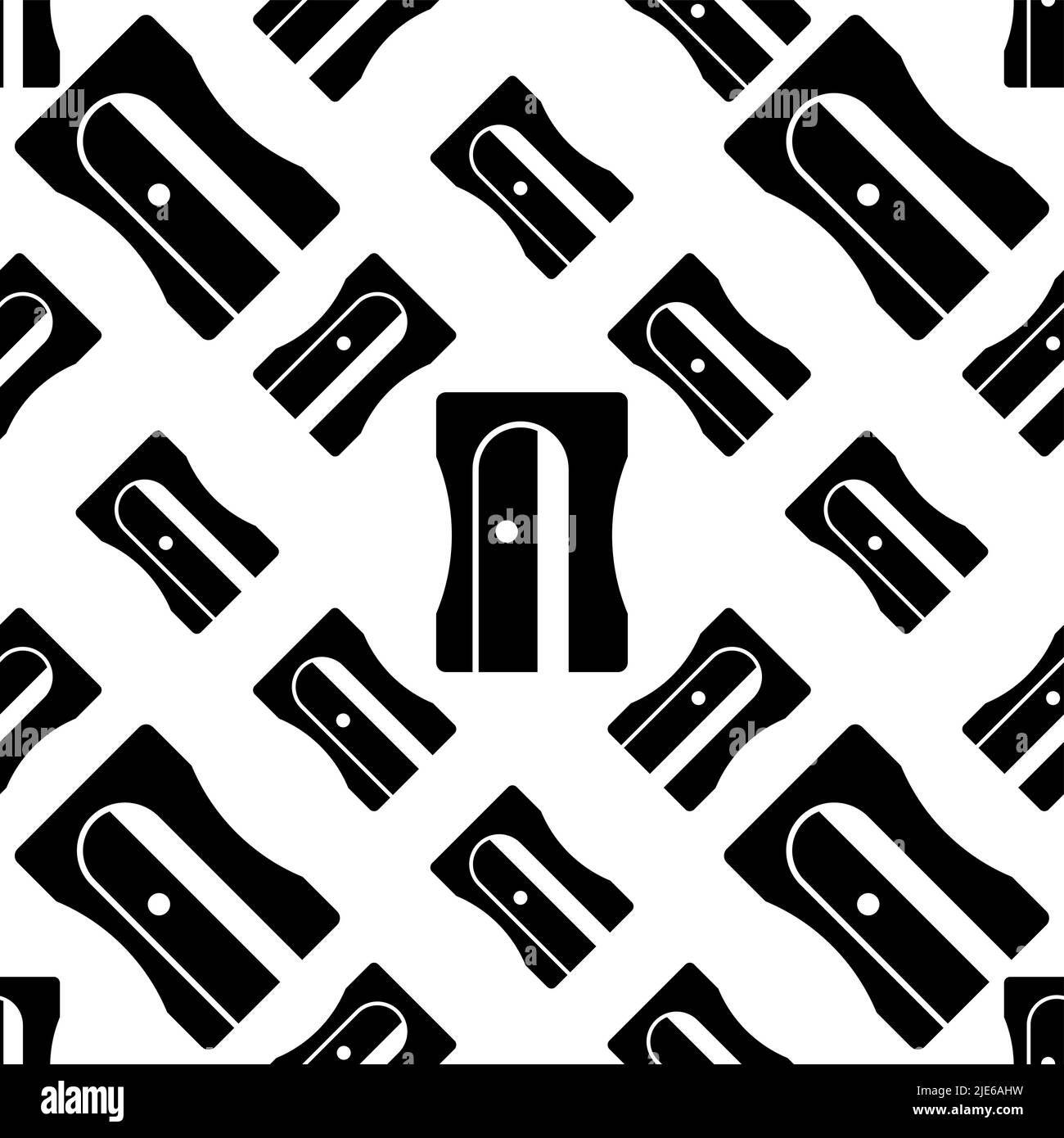 Pencil Sharpener Icon Seamless Pattern, Sharpener Vector Art ...