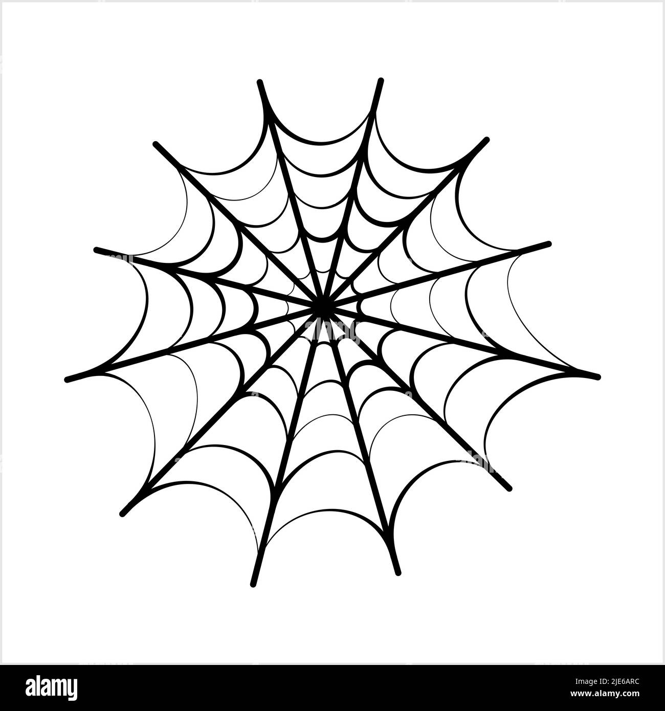 Spider Web Icon Design Vector Art Illustration Stock Vector Image & Art ...