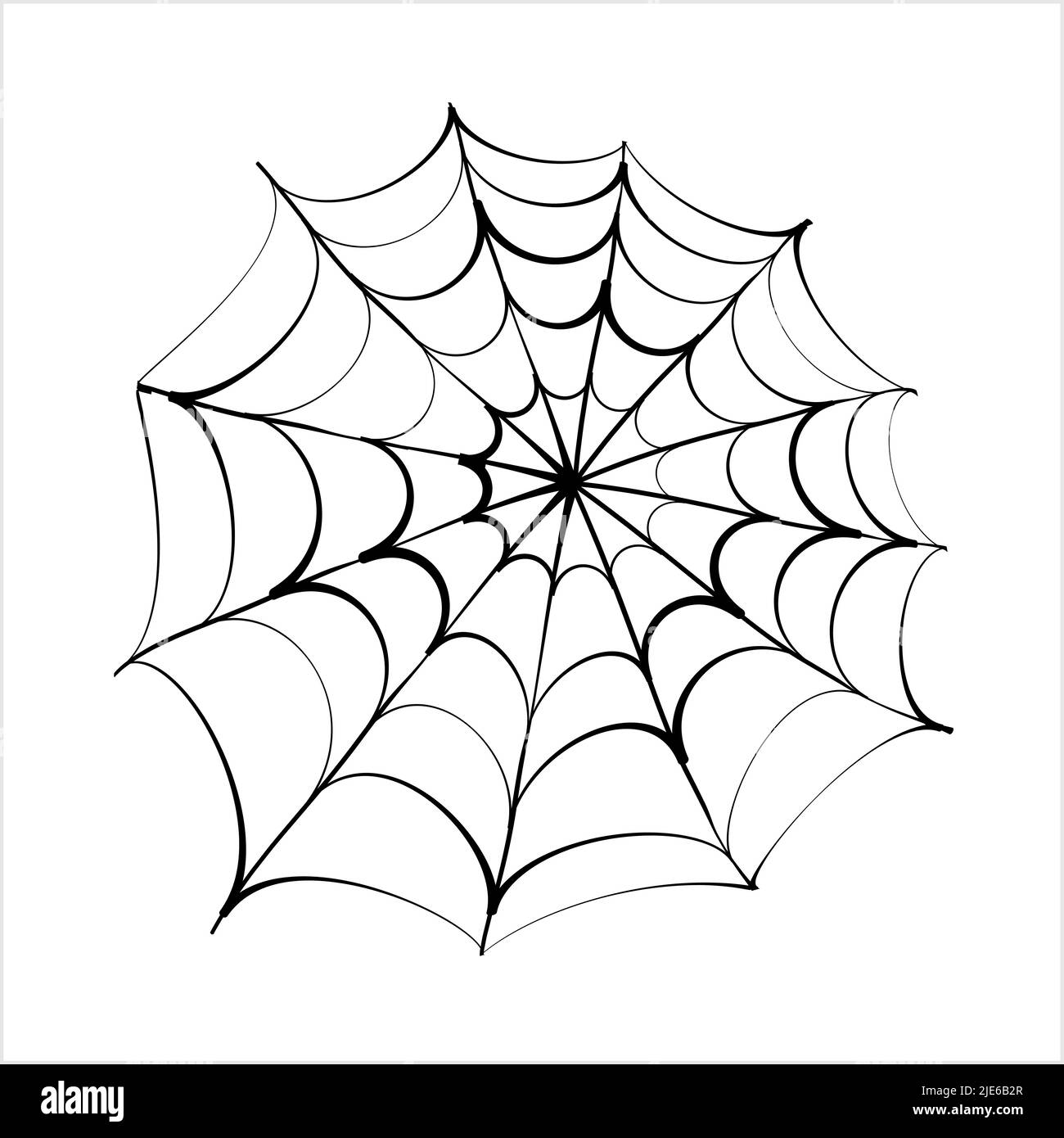 Spider Web Icon Design Vector Art Illustration Stock Vector Image & Art ...