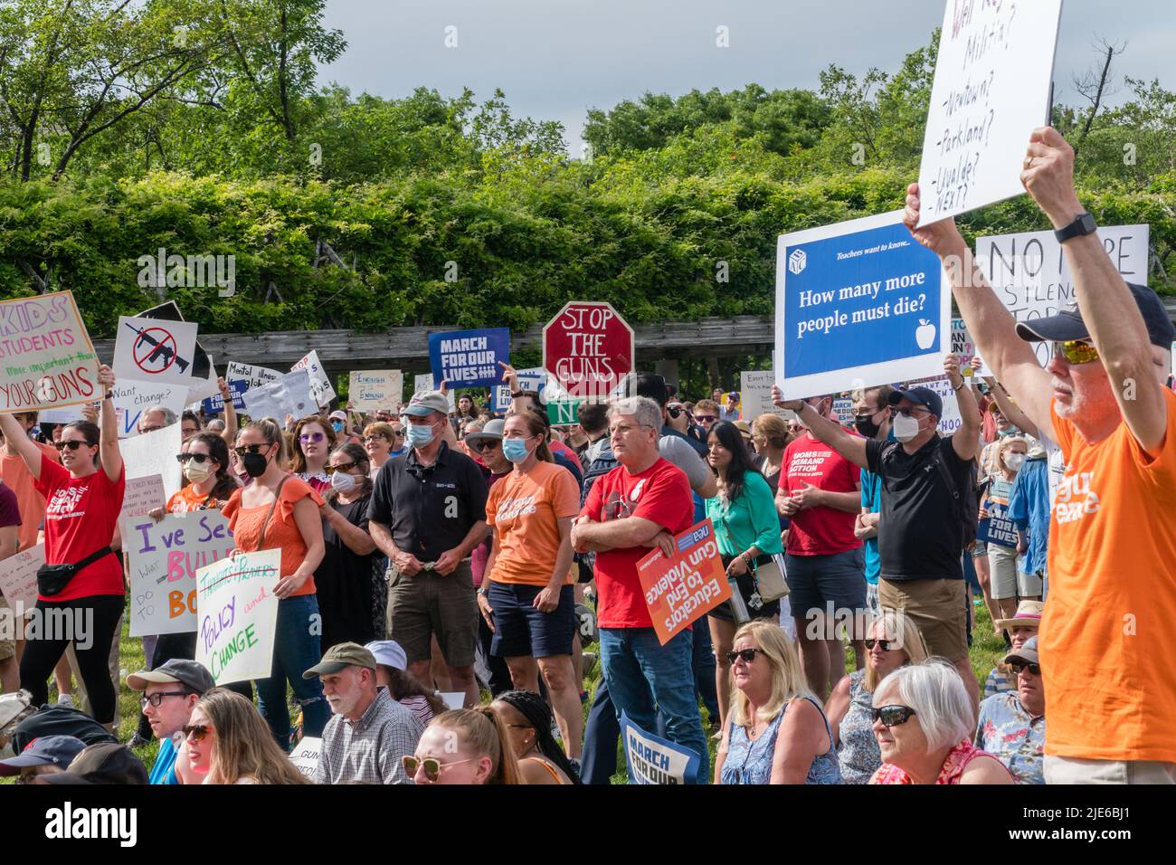 March for Our Lives Protest Rally in Boston, Massachusetts, US ...