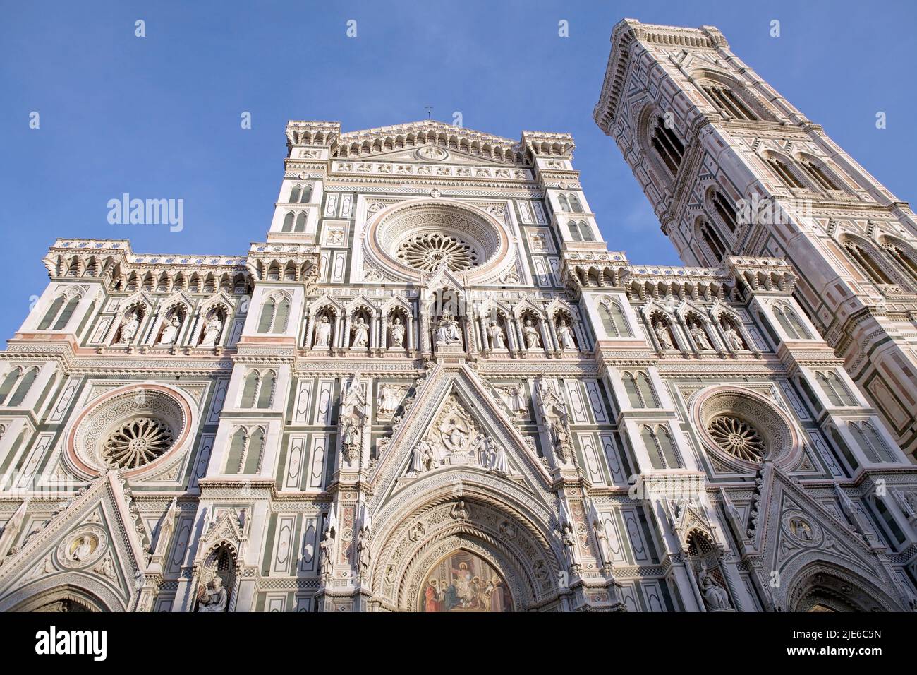 Duomo Square, Florence, Italy: Florence Cathedral and Giotto's Tower ...