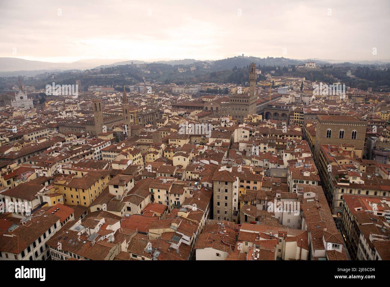Florence town view from the Giotto's Tower Stock Photo - Alamy