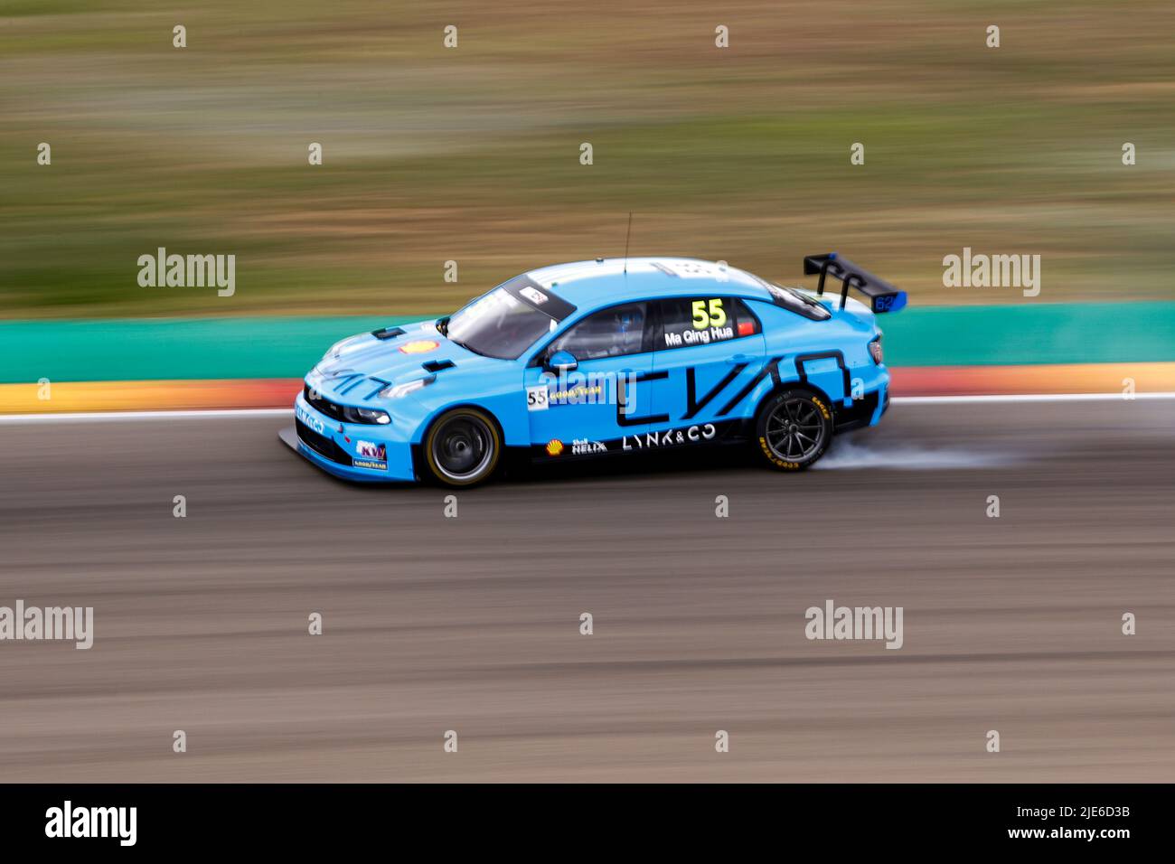 55 QING HUA Ma (CHN), Cyan Racing Lynk & Co, Lynk & Co 03 TCR, action ...