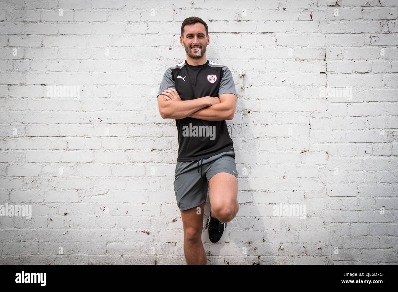 Conor McCarthy signs for Barnsley FC on a three year deal Stock Photo - Alamy