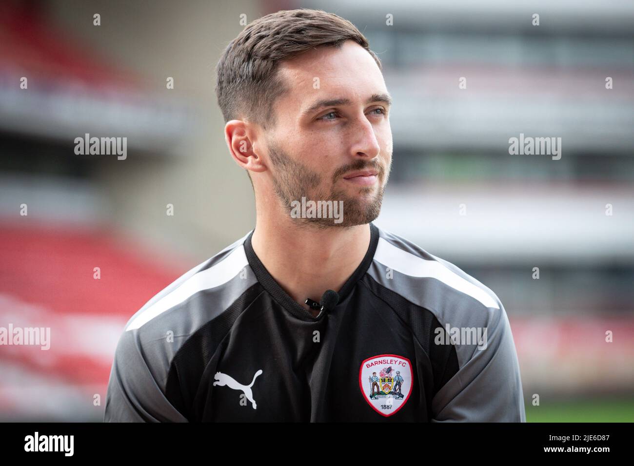 Conor McCarthy signs for Barnsley FC on a three year deal Stock Photo ...