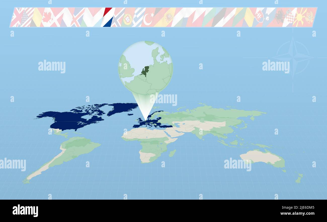 Netherlands member of North Atlantic Alliance selected on perspective ...