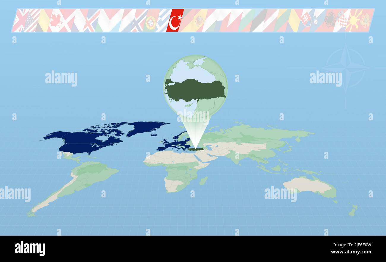 Turkey member of North Atlantic Alliance selected on perspective World ...