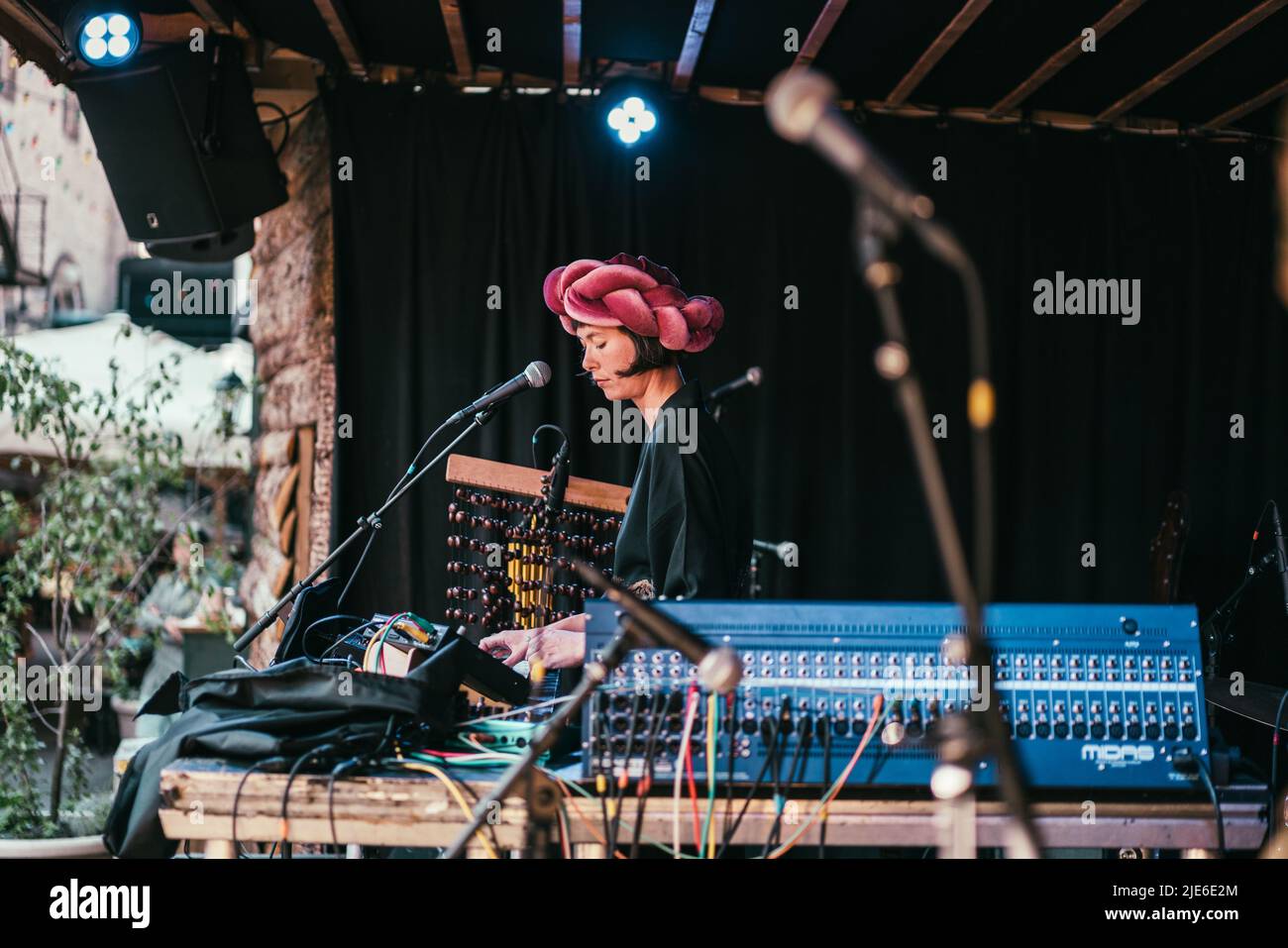 Copenhagen, Denmark. 24th, June 2022. The Danish sound artist, musician ...