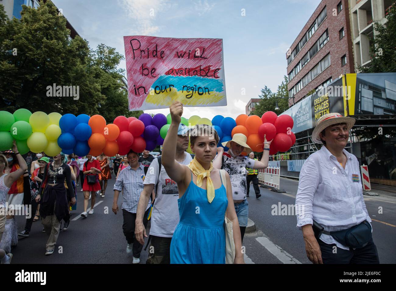 The East Pride Demo took place on June 25, 2022. Protesters highlighted ...