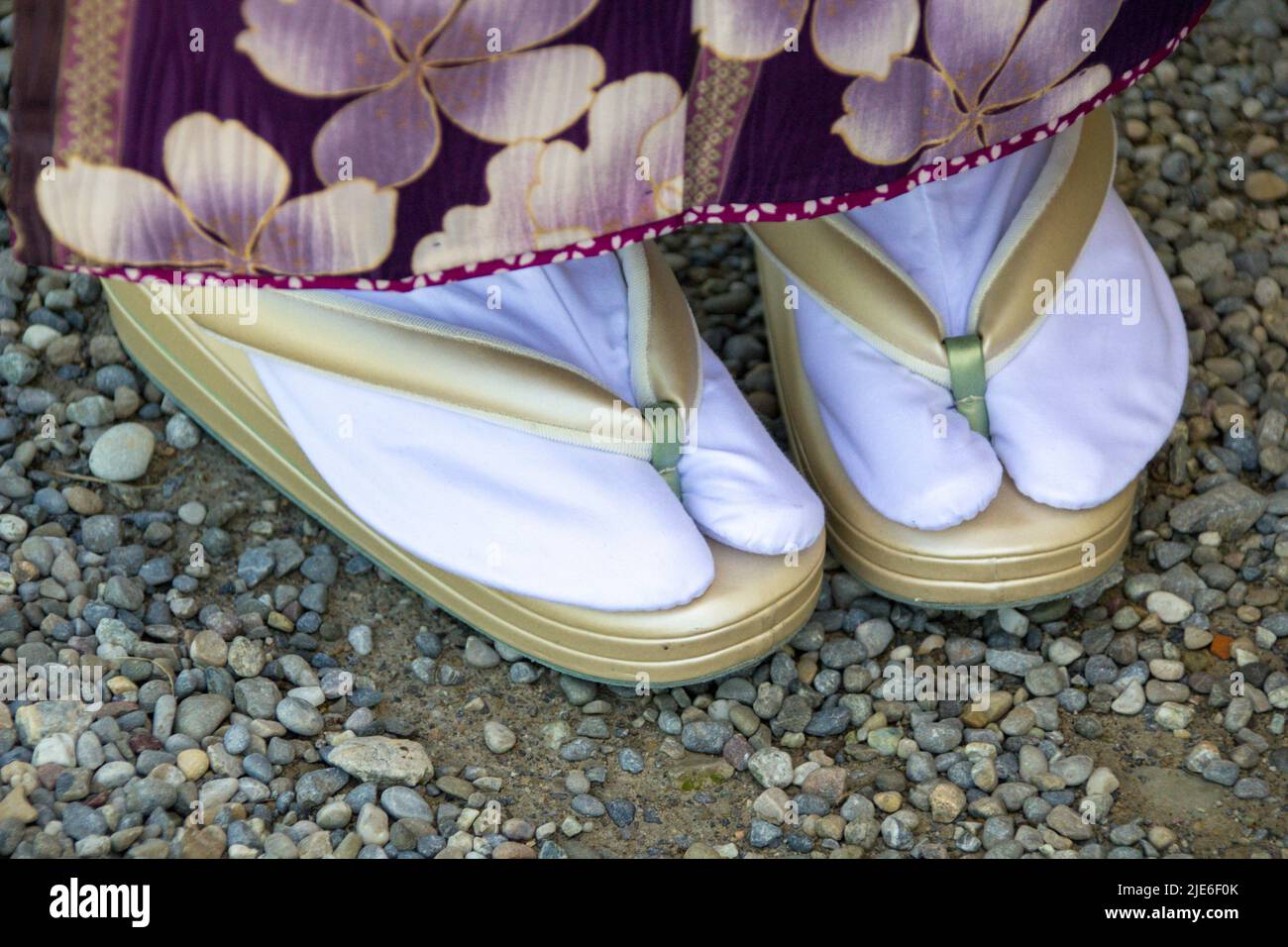 Japanese kimono shoes hi-res stock photography and images - Alamy
