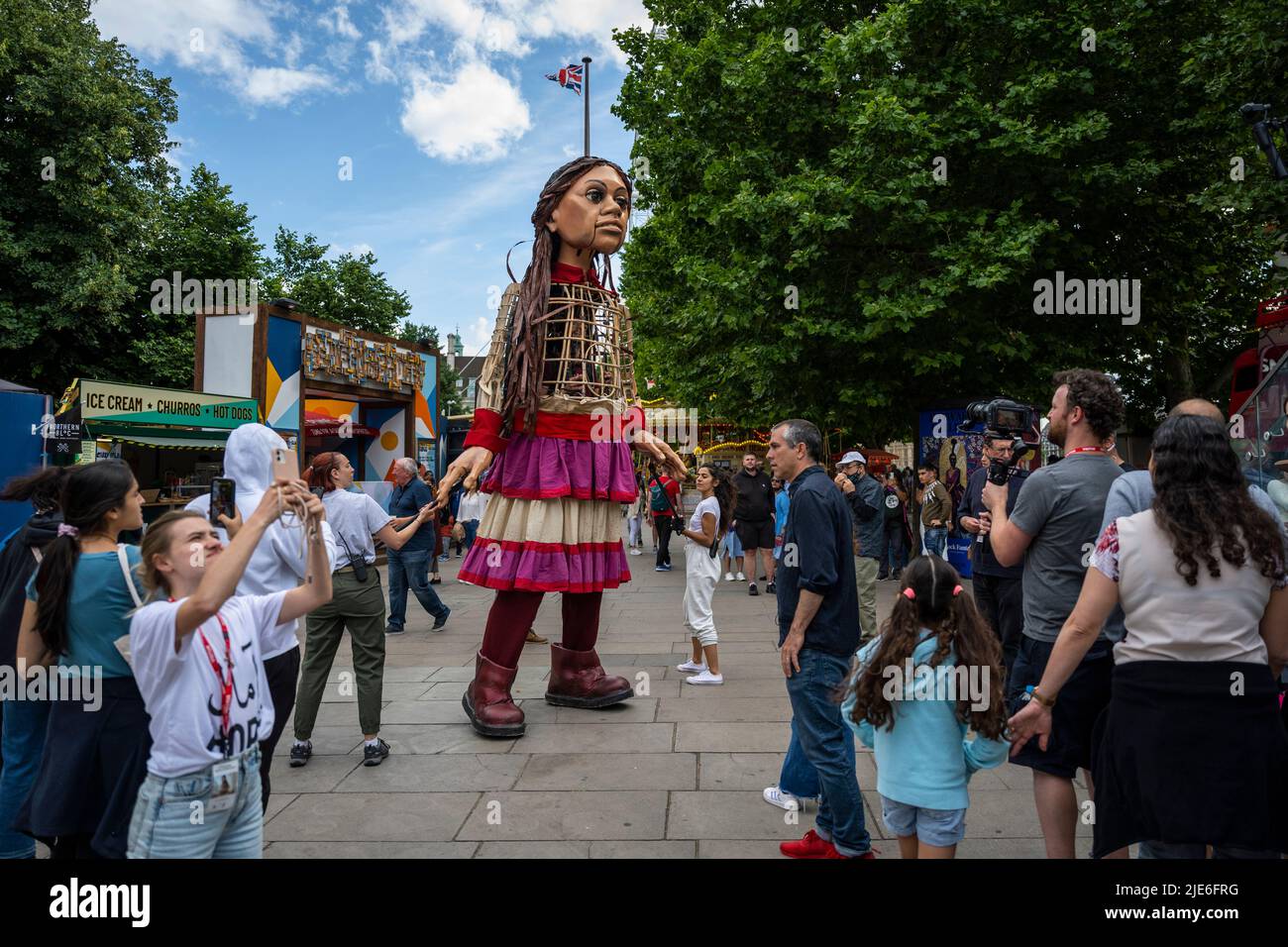 Amal walks hi-res stock photography and images - Alamy