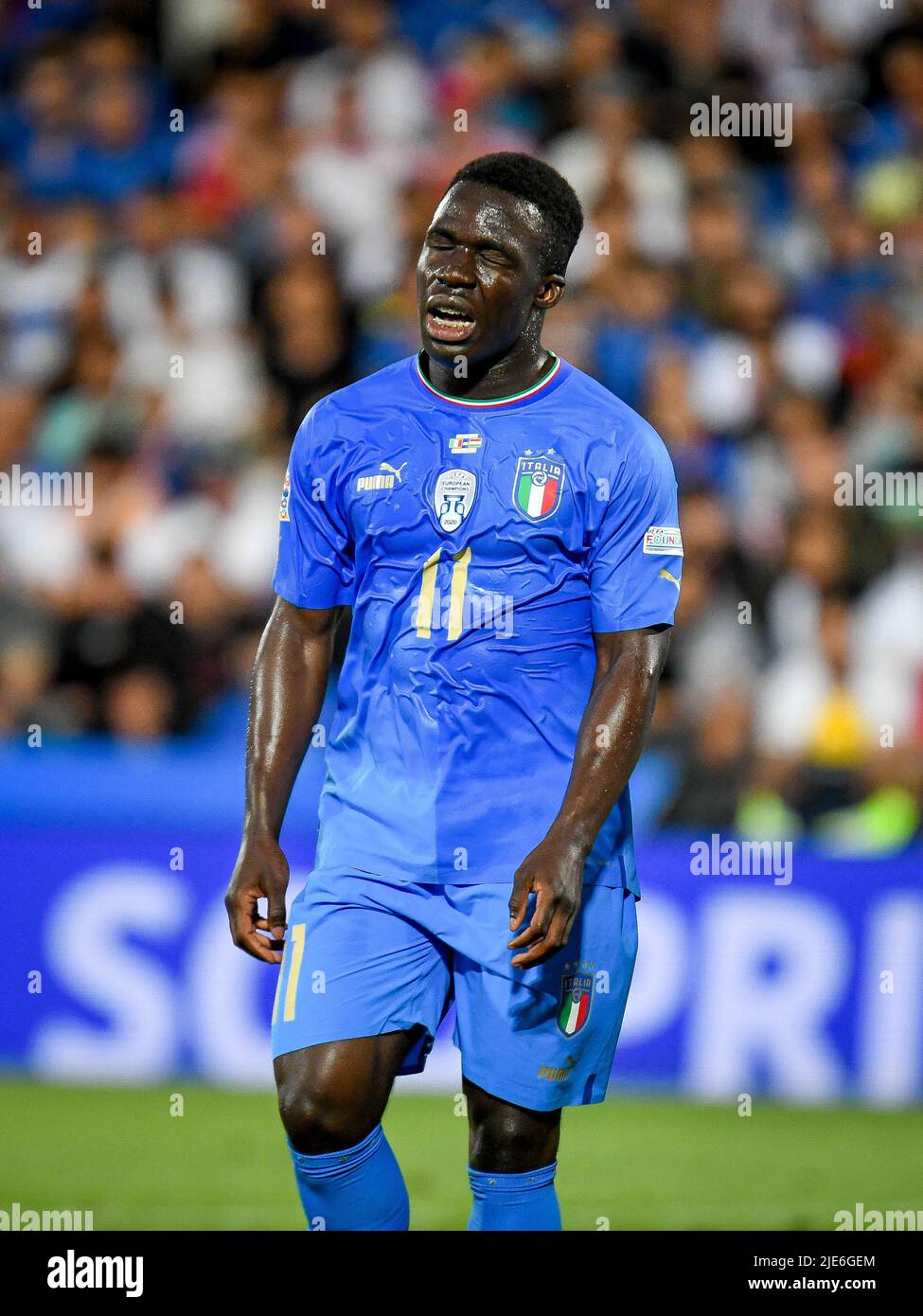 Dino Manuzzi stadium, Cesena, Italy, June 07, 2022, Italy's Wilfried ...