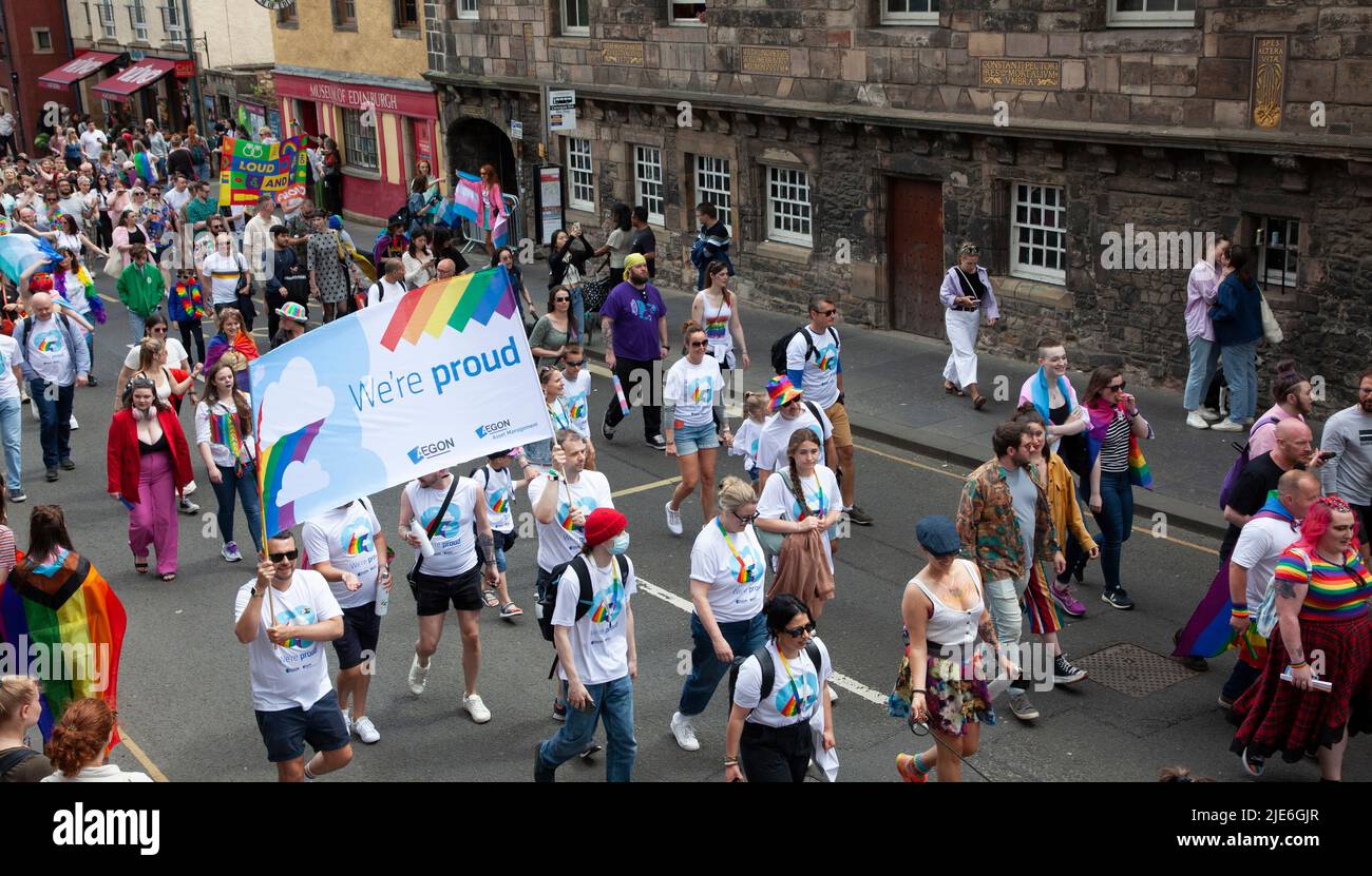Scottish parade banners hi-res stock photography and images - Alamy
