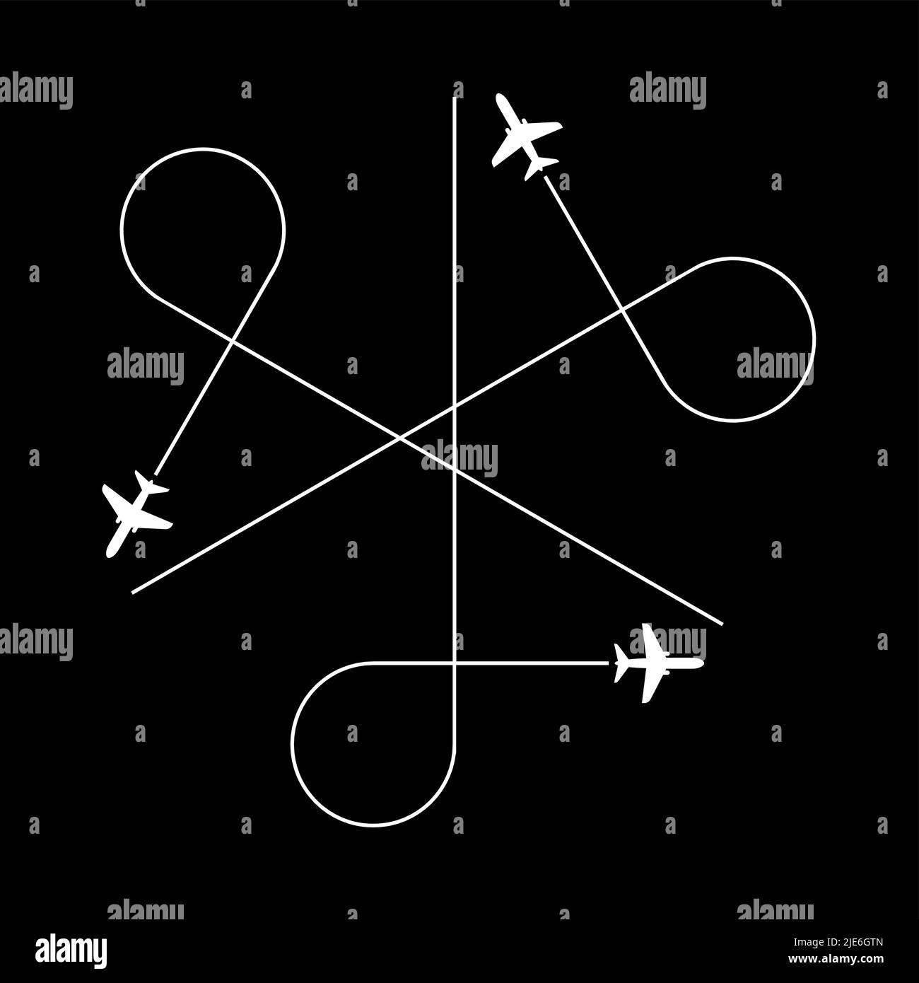 Airplane Flying Formation, Air Show Display, The Disciplined Flight ...