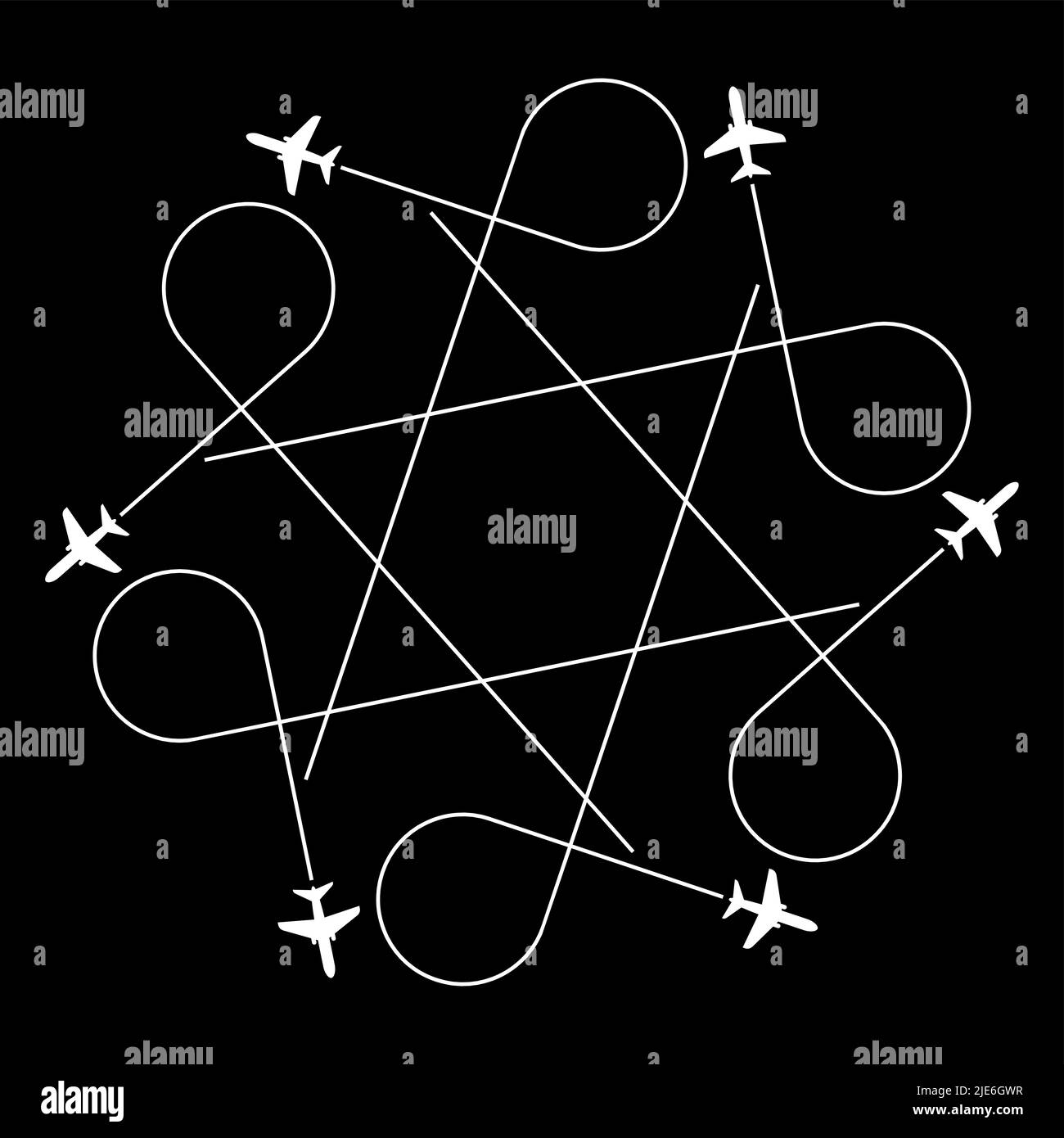 Airplane Flying Formation, Air Show Display, The Disciplined Flight ...