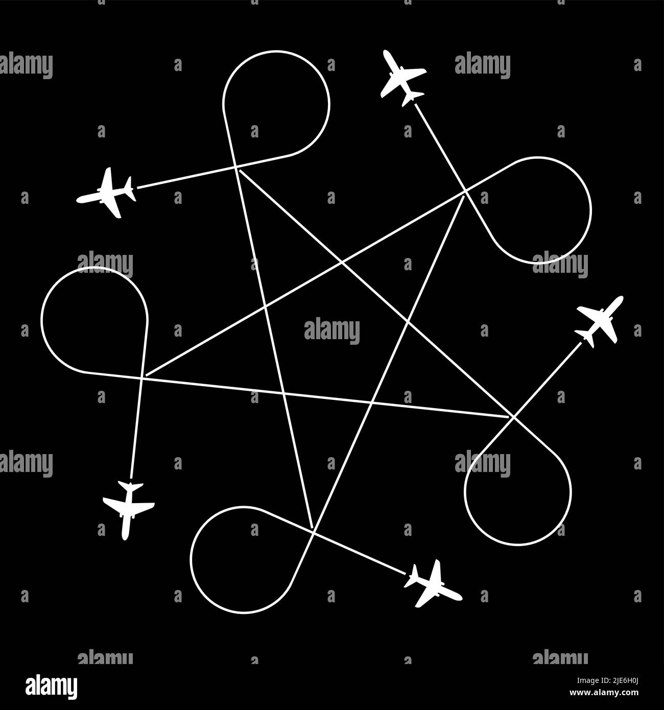 Airplane Flying Formation, Air Show Display, The Disciplined Flight ...