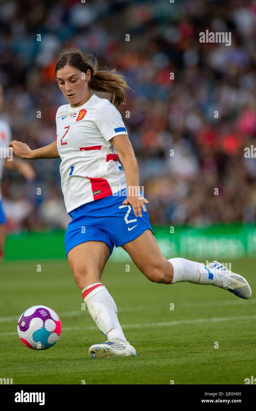 Friday, 24th June 2022. Aniek Nouwen. England vs Netherlands ...