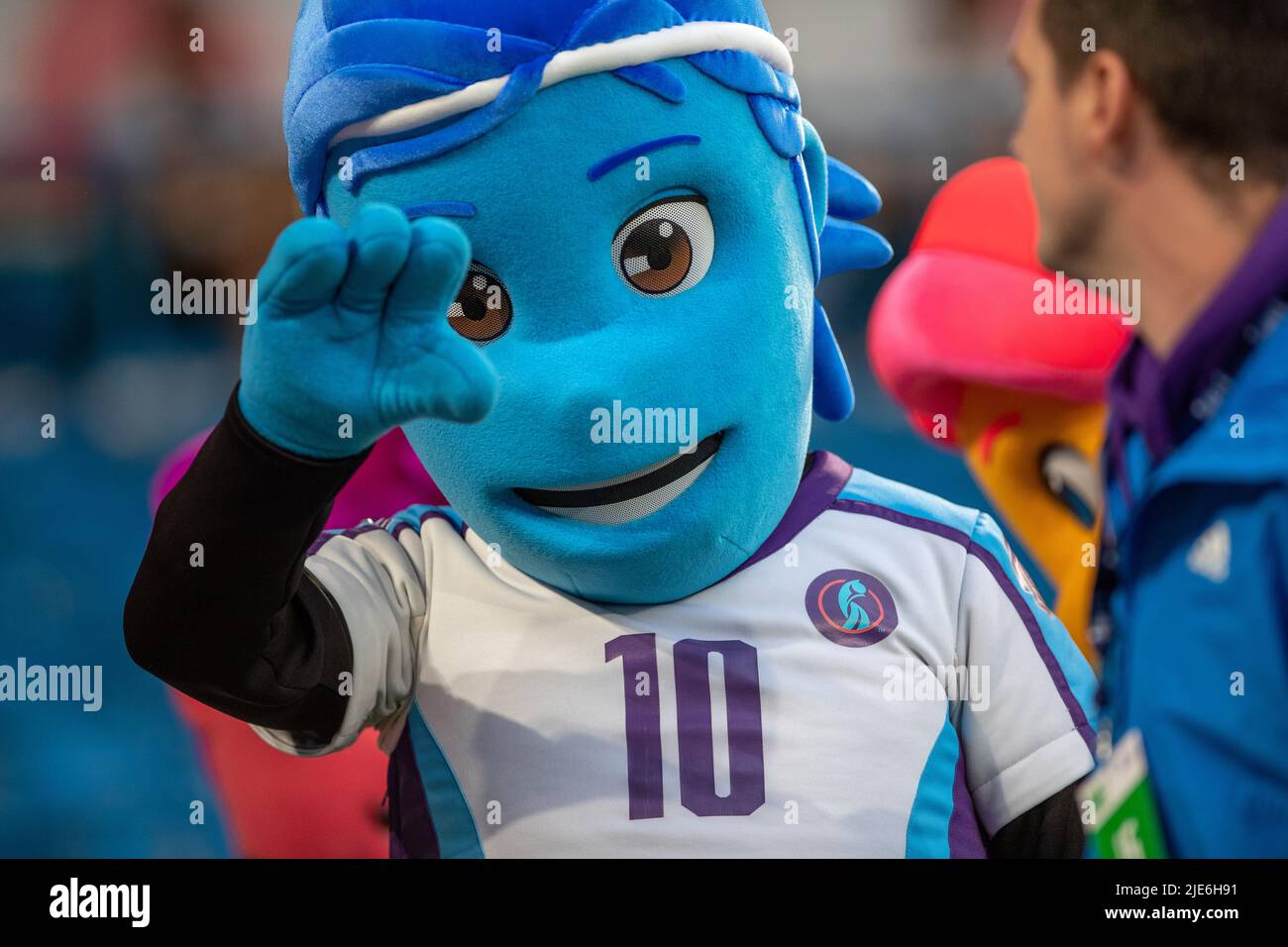 Friday, 24th June 2022. Euro 2022 Mascots. England vs Netherlands ...