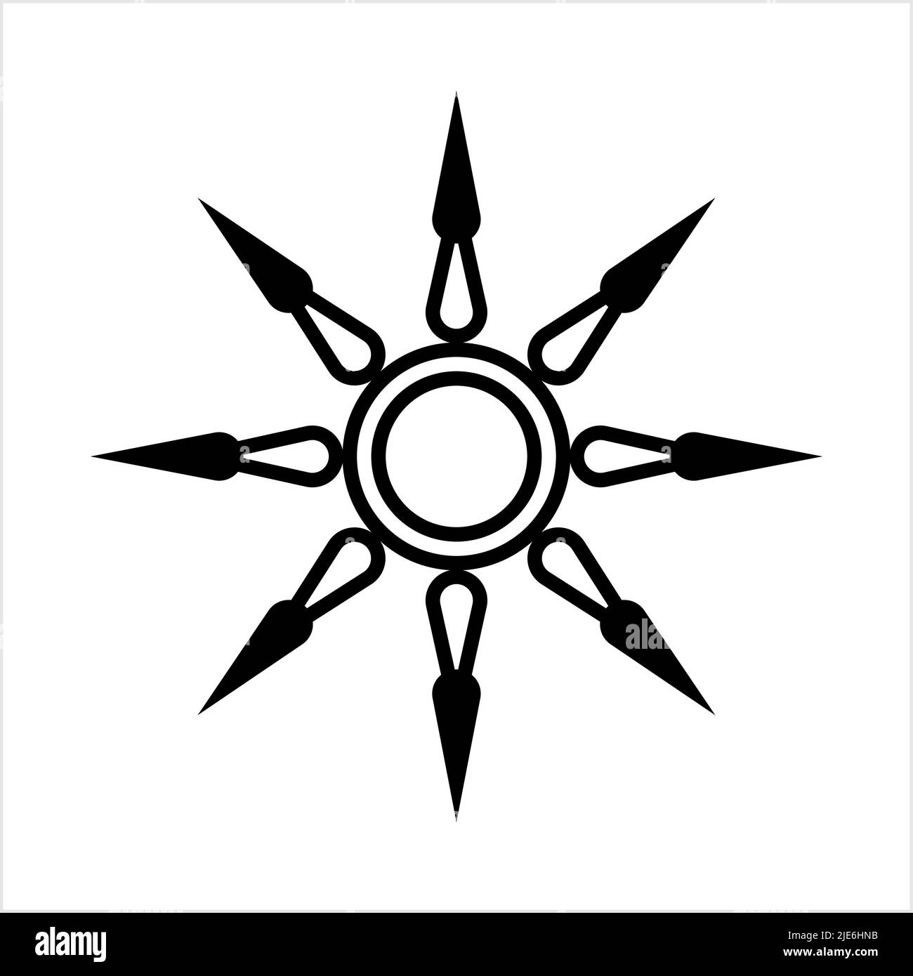 Brightness Icon, Intensity Setting Vector Art Illustration Stock Vector ...