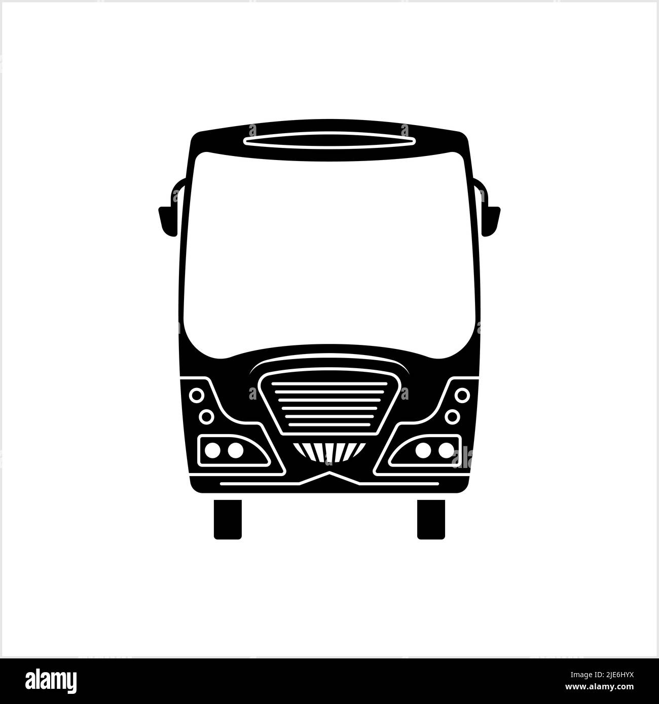 Bus Icon, Bus Vector Art Illustration Stock Vector Image & Art - Alamy