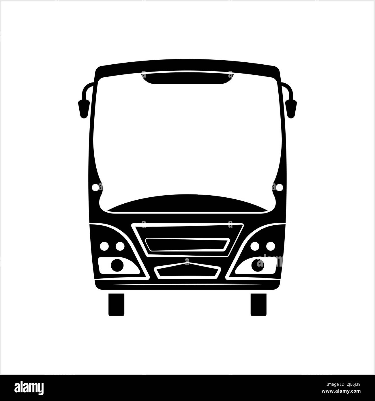 Bus Icon, Bus Vector Art Illustration Stock Vector Image & Art - Alamy