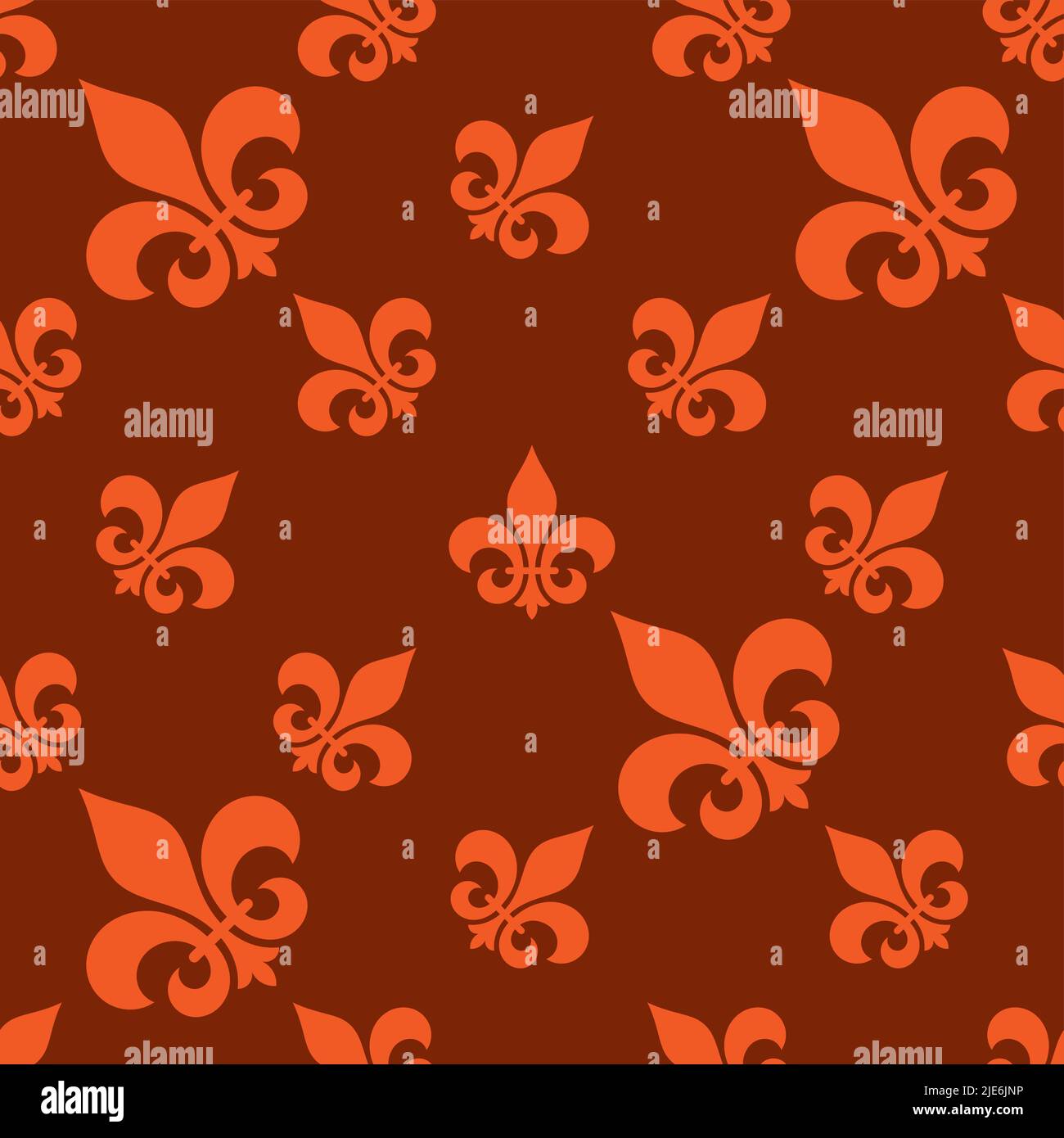 Stylized lily pattern Stock Vector Images - Alamy