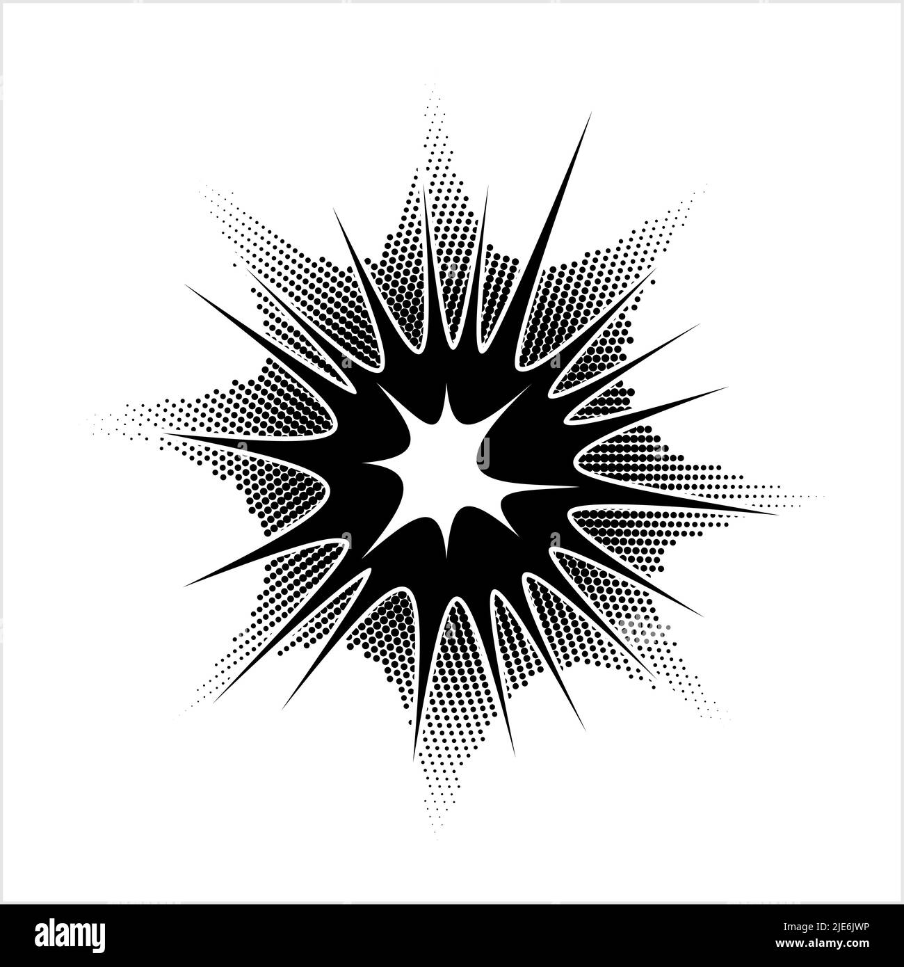 Explosion Icon, Explosion Vector Art Illustration Stock Vector Image ...