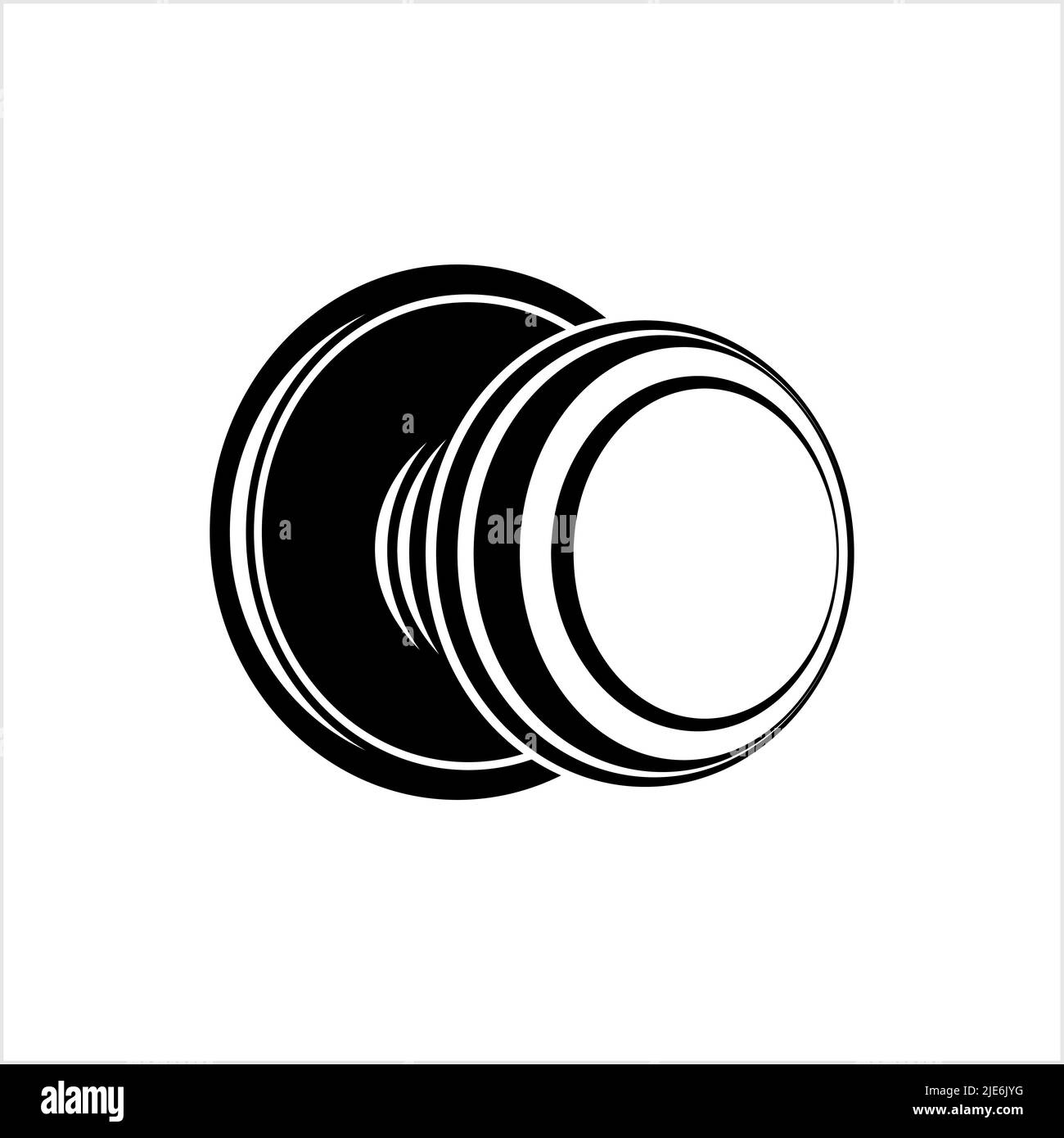 Door Handle Knob Icon, Door Latch Vector Art Illustration Stock Vector ...