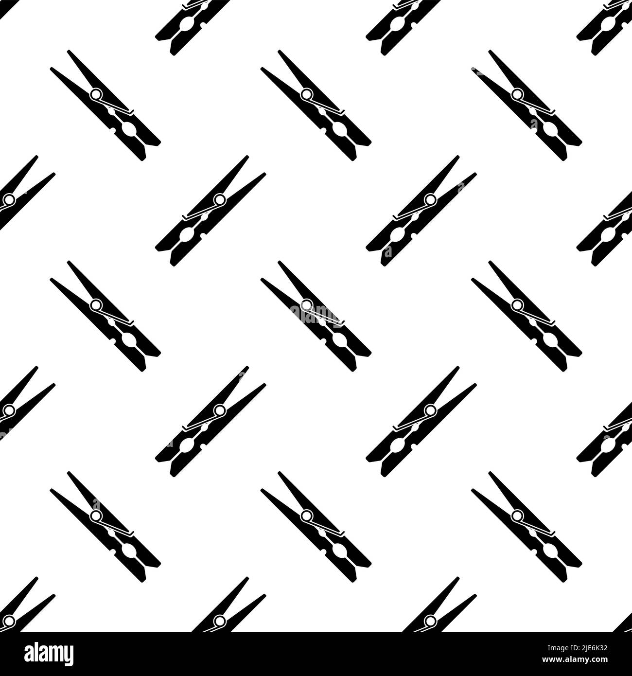 Laundry Clip Icon Seamless Pattern, Cloth Clip Vector Art Illustration ...