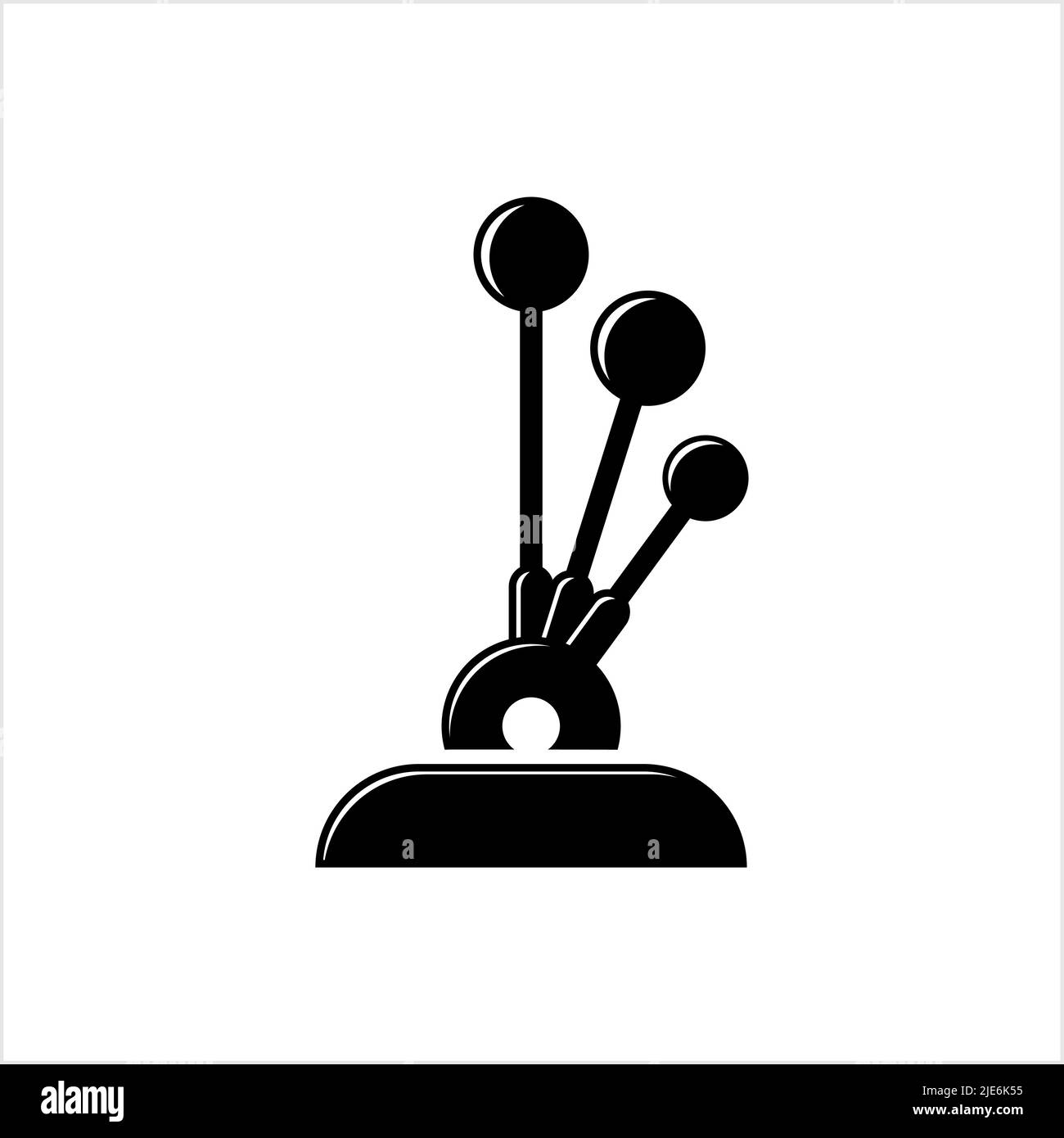 Lever Icon, Arm Lever Icon Vector Art Illustration Stock Vector Image ...