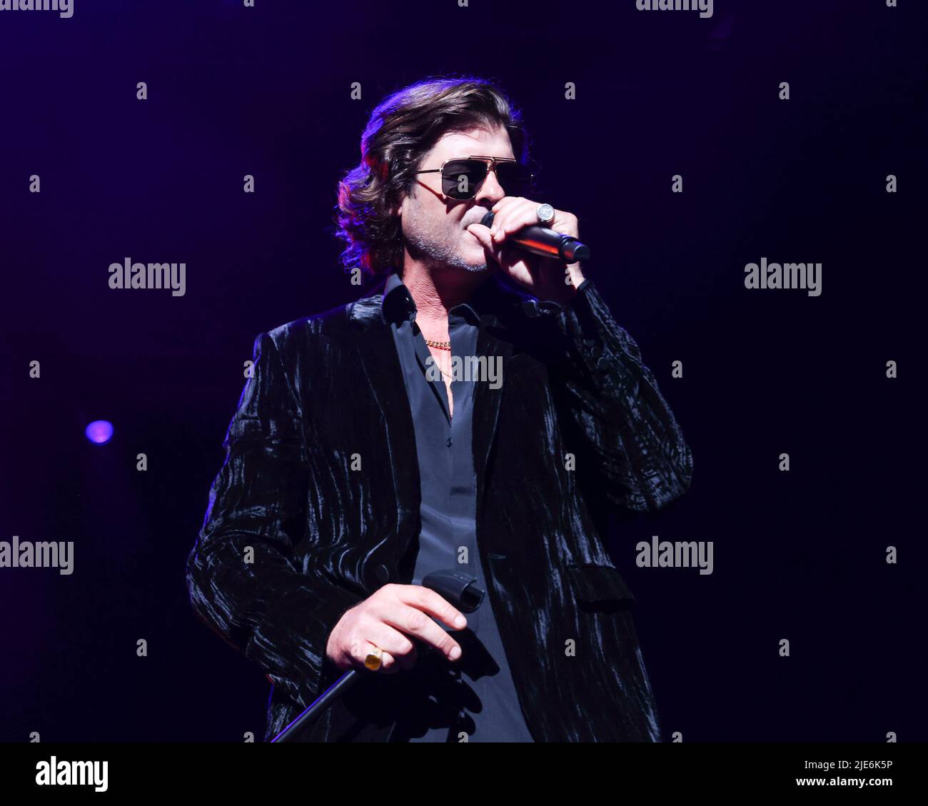 Inglewood, California, USA. 14th June, 2022. Robin Thicke performs at ...