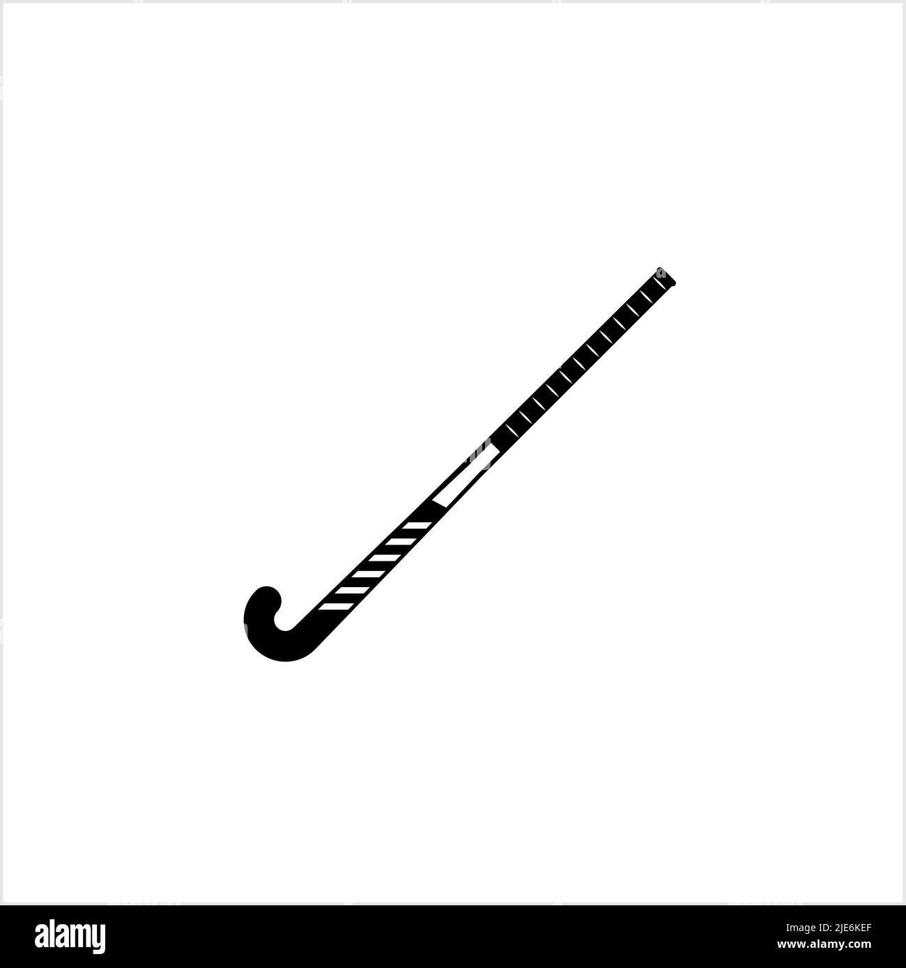Hockey Stick Icon, Hockey Sport Accessories Vector Art Illustration ...