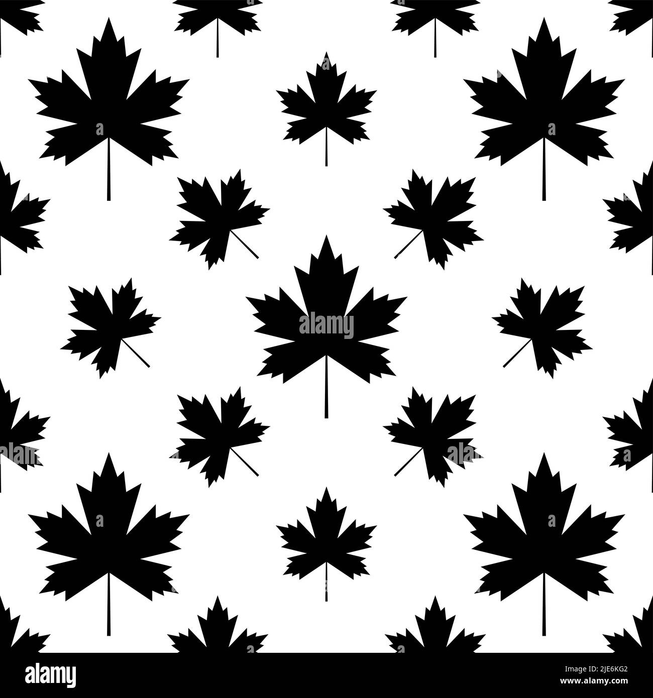 Maple Leaf Icon Seamless Pattern Vector Art Illustration Stock Vector Image & Art - Alamy
