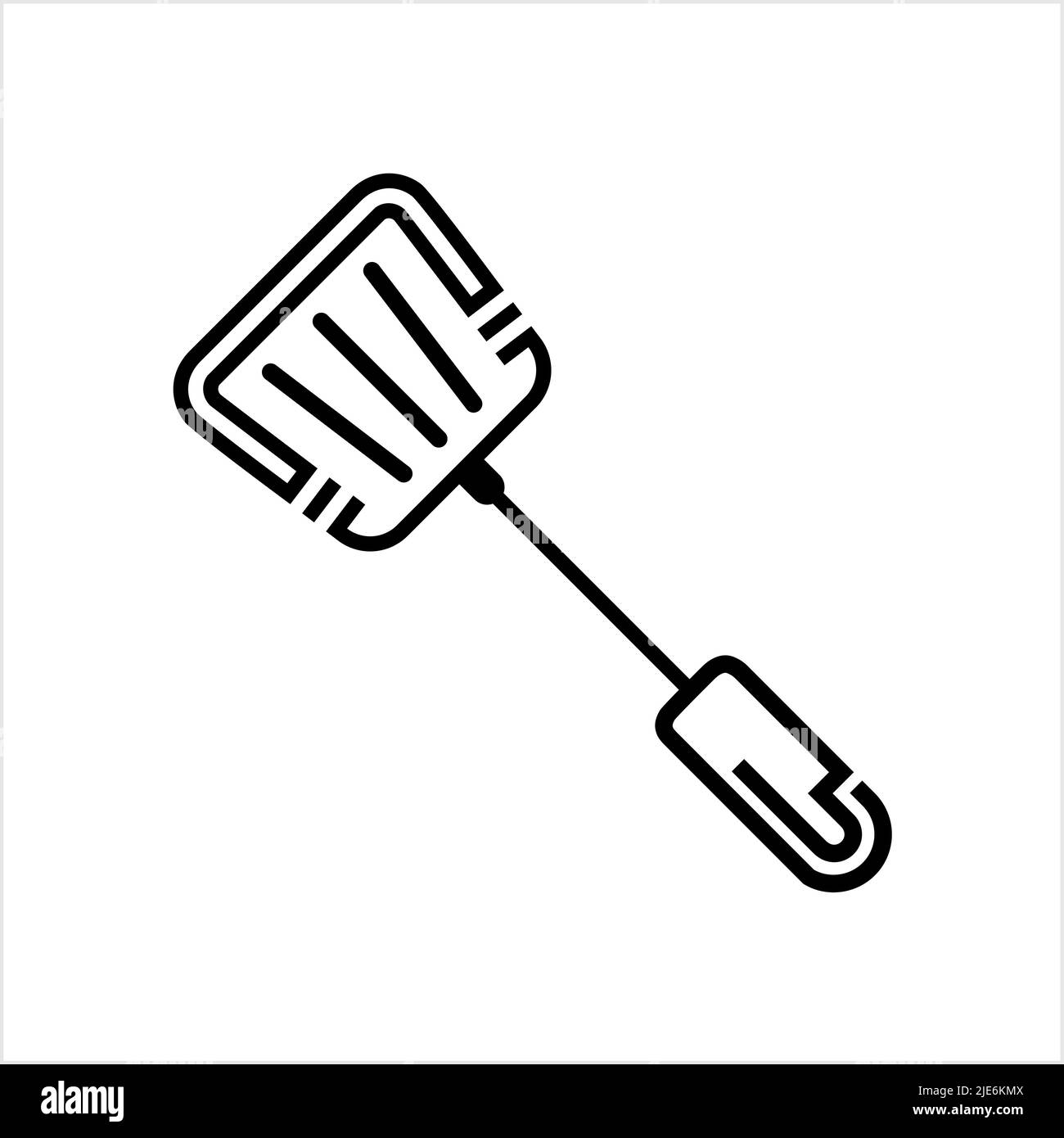 Spatula Icon, Spatula Vector Art Illustration Stock Vector Image & Art ...