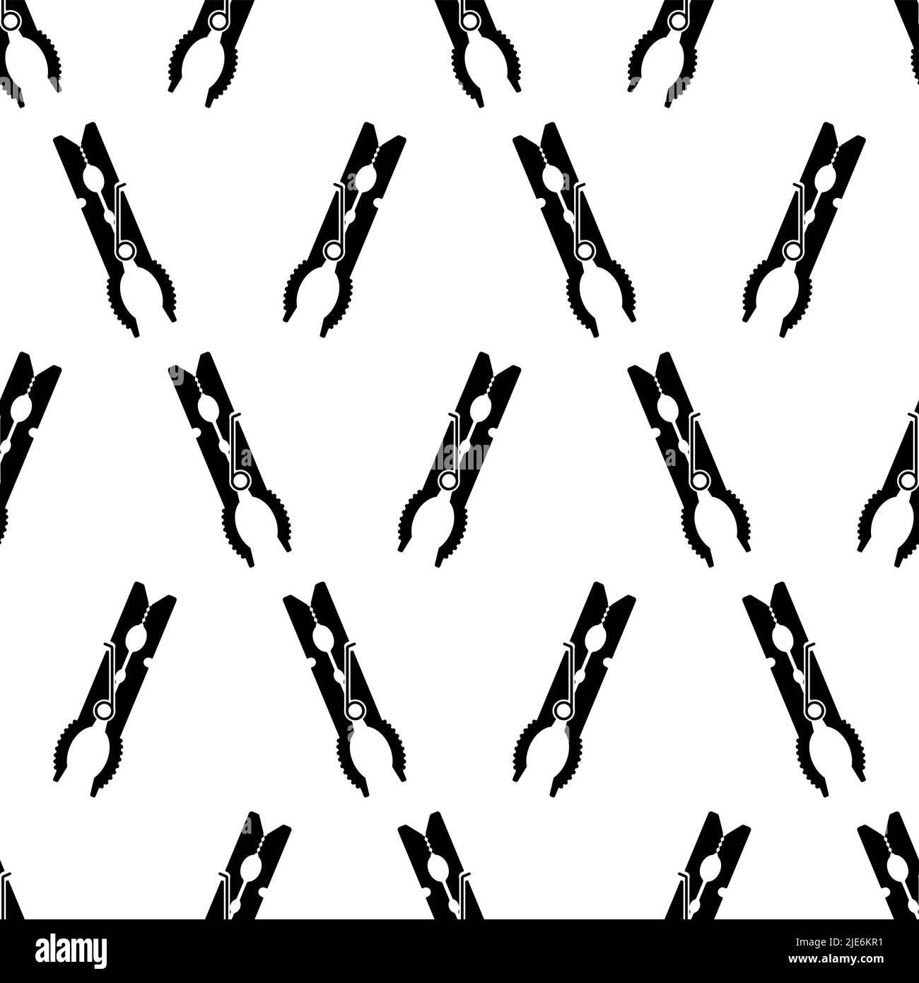 Laundry Clip Icon Seamless Pattern, Cloth Clip Vector Art Illustration ...