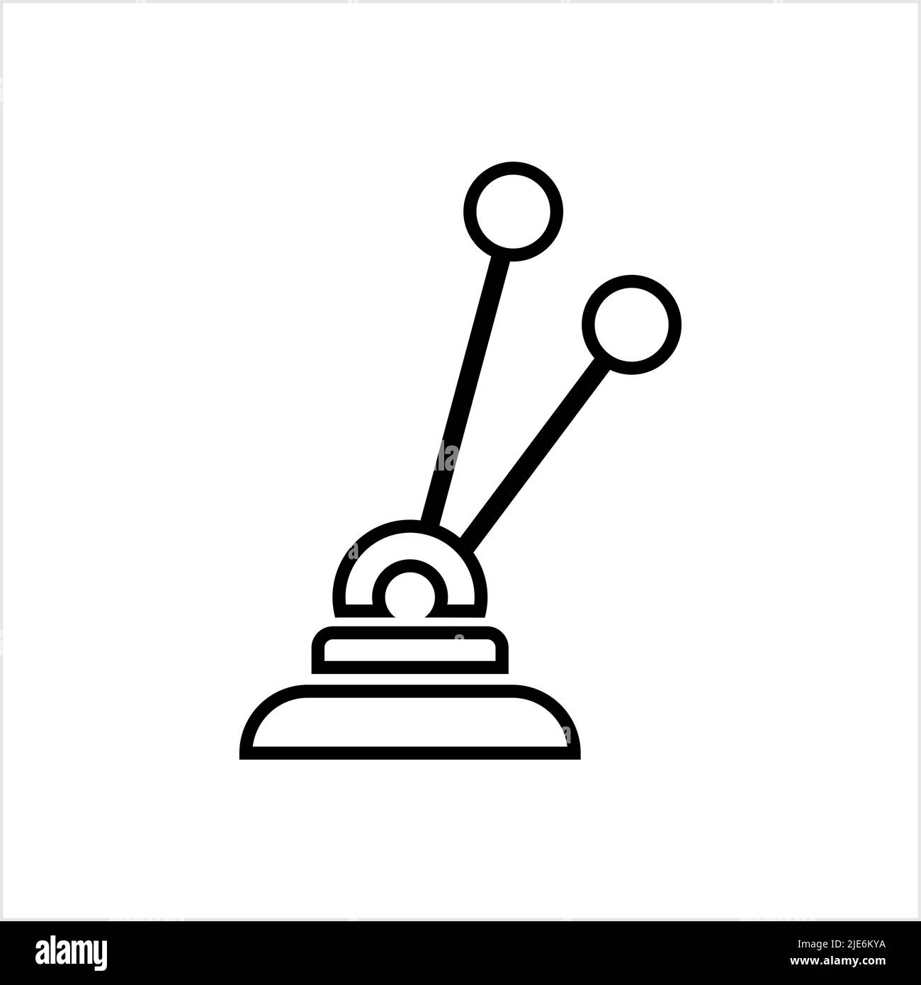 Lever Icon, Arm Lever Icon Vector Art Illustration Stock Vector Image ...