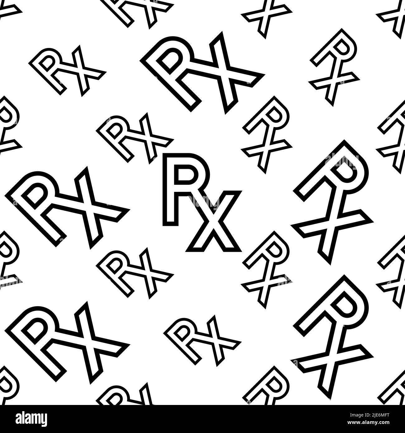 Rx Icon Seamless Pattern, Rx Pharmacy Icon, Rx Medical Prescription ...