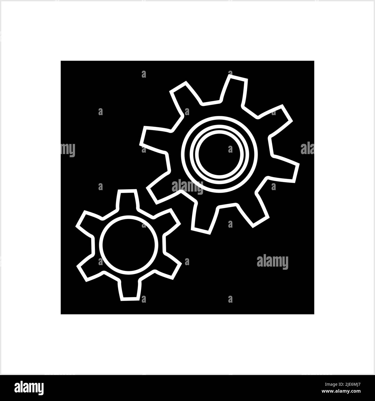 Setting Icon, Gear, User Preference Setting Vector Art Illustration Stock Vector Image & Art - Alamy