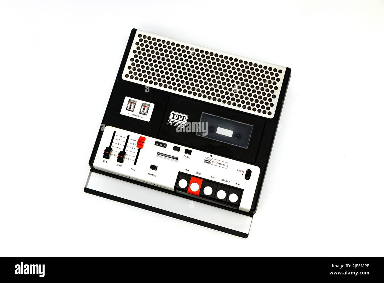 vintage ITT 720 stereo portable studio recorder Stock Photo - Alamy