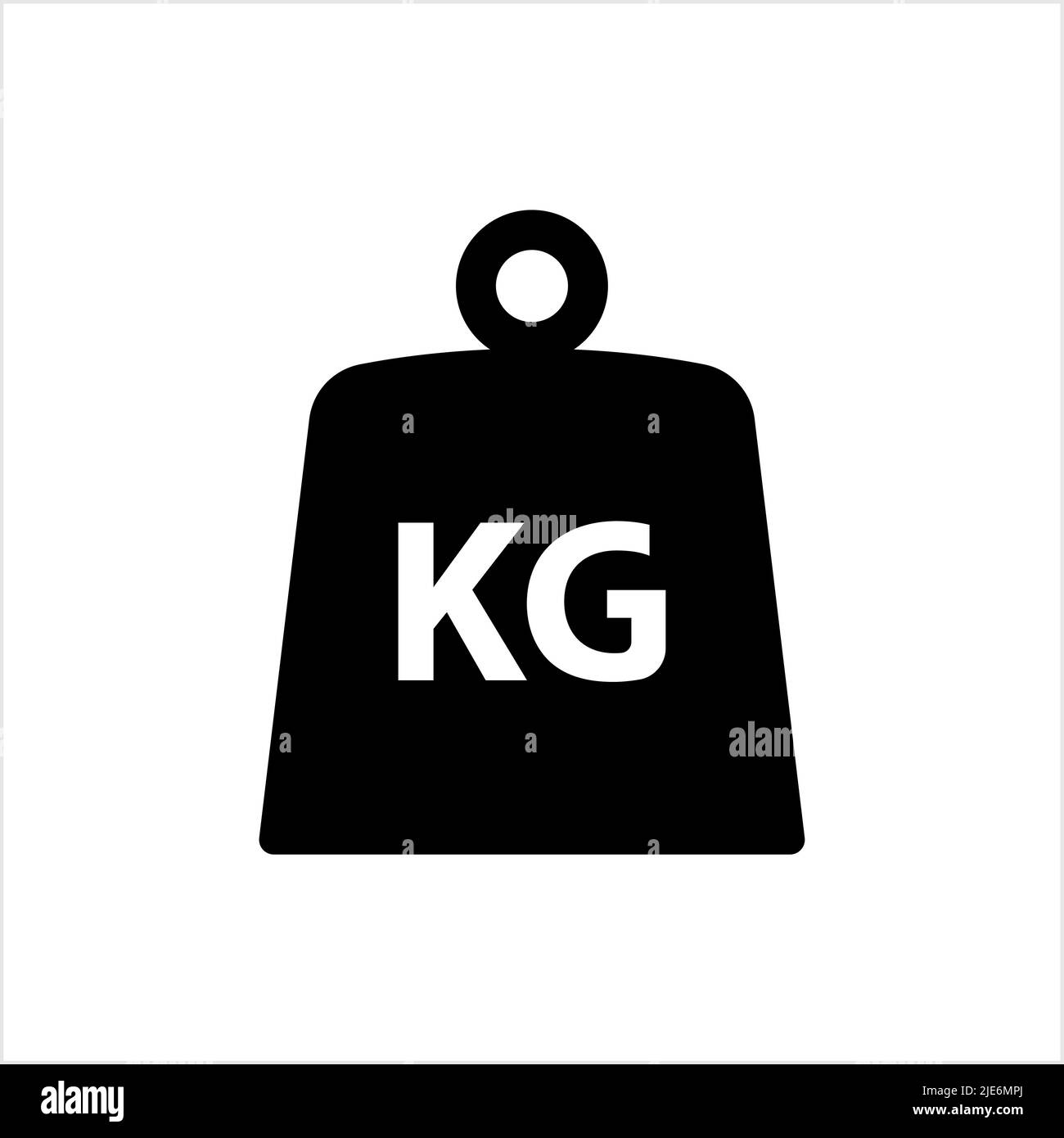 Weight Icon, Weight Kilogram Icon Vector Art Illustration Stock Vector ...