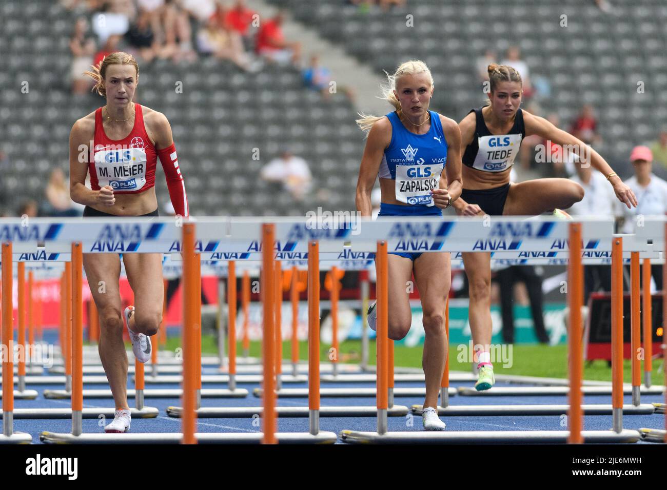 Marlene Meier (TSV Bayer Leverkusen), Monika Zapalska (TV Wattenscheid ...