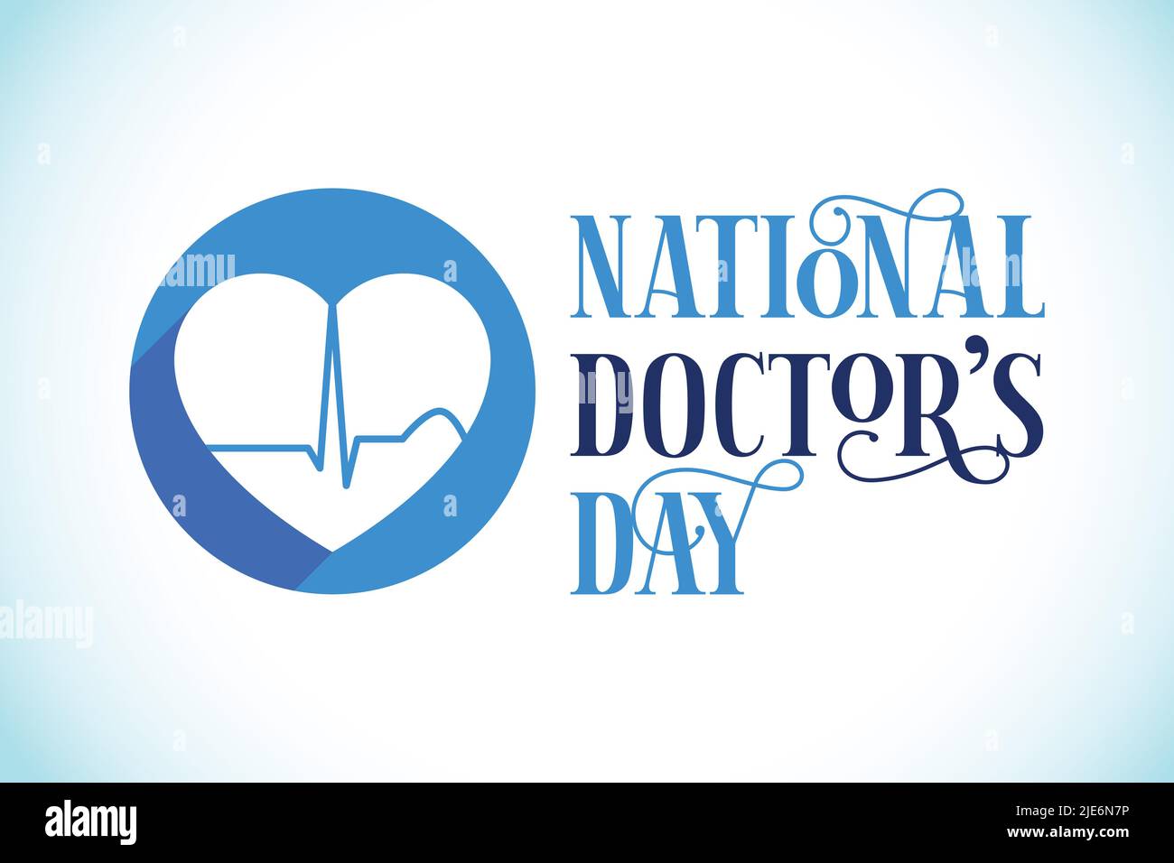 National doctors day. World doctors day template. Vector illustration ...