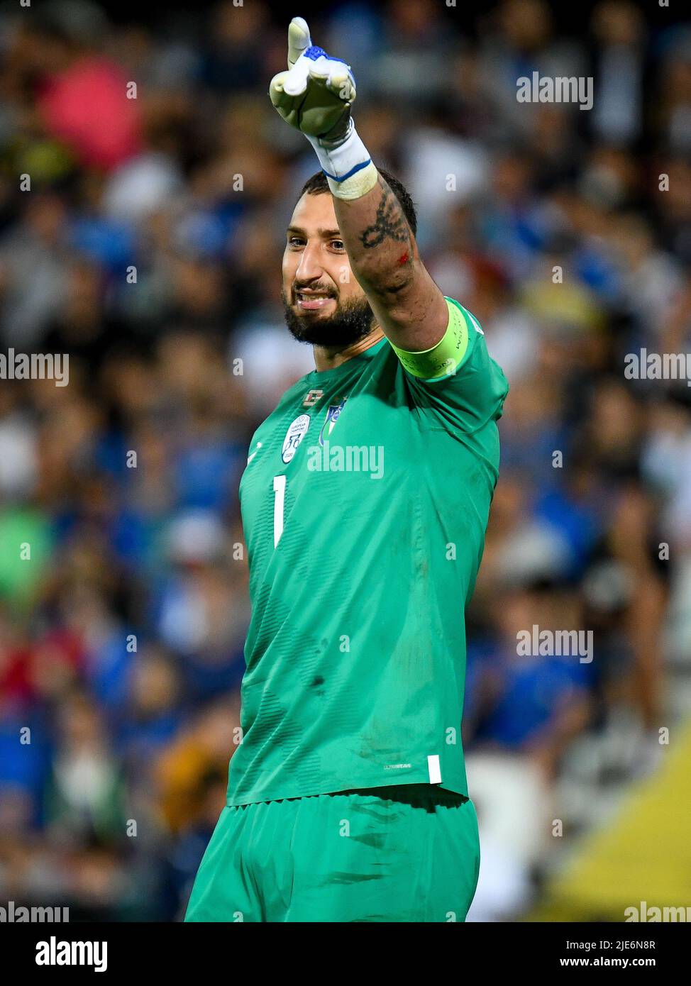 Dino Manuzzi stadium, Cesena, Italy, June 07, 2022, Italy's Gianluigi ...