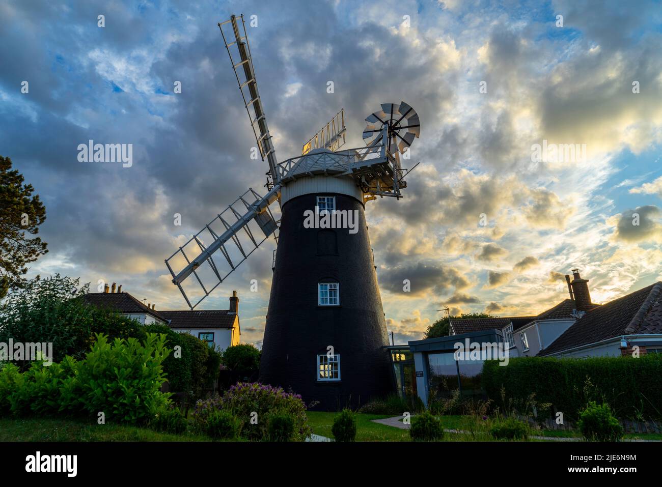 Paston Mill, Mundesley Stock Photo - Alamy