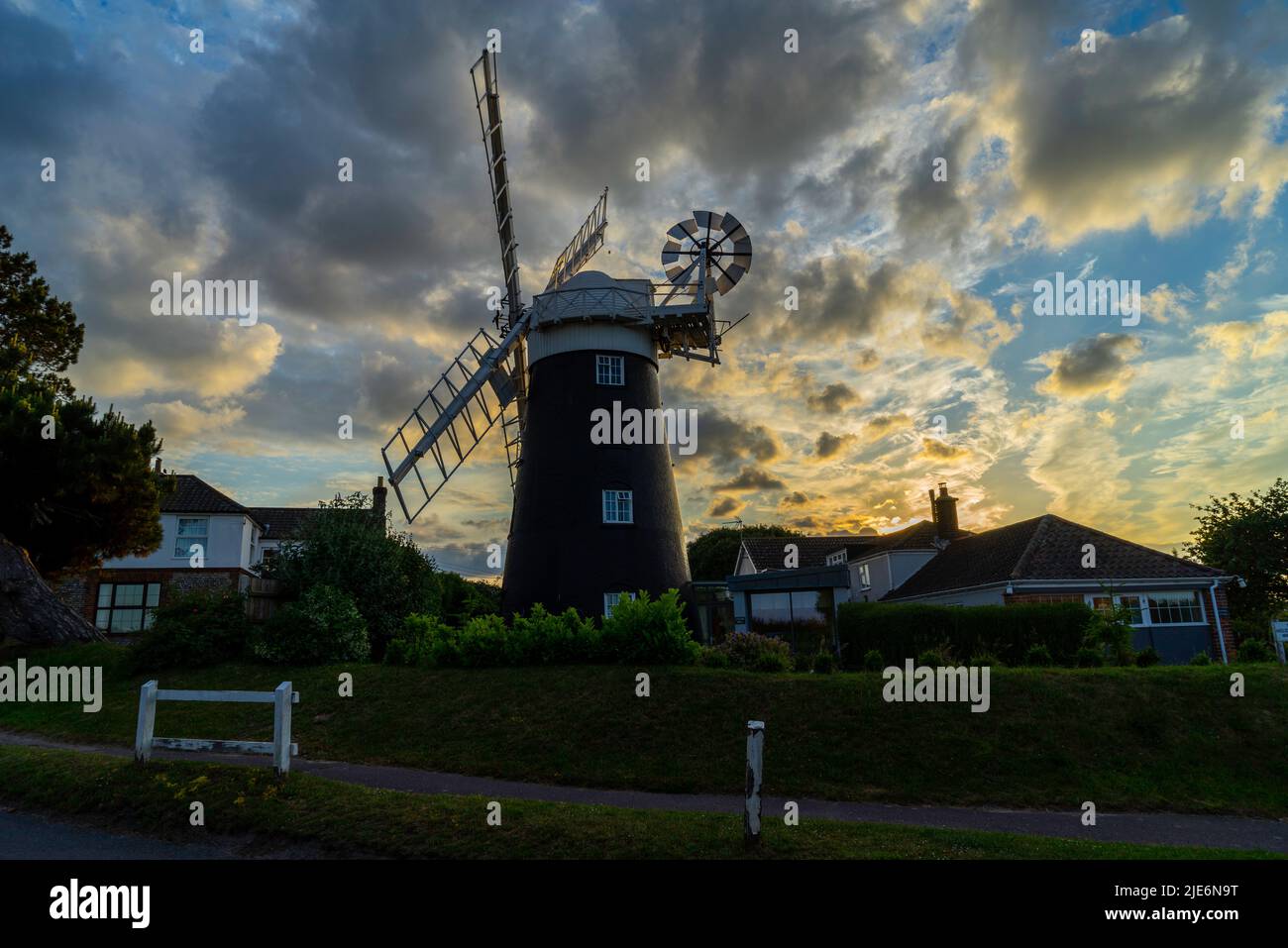 Paston Mill, Mundesley Stock Photo - Alamy