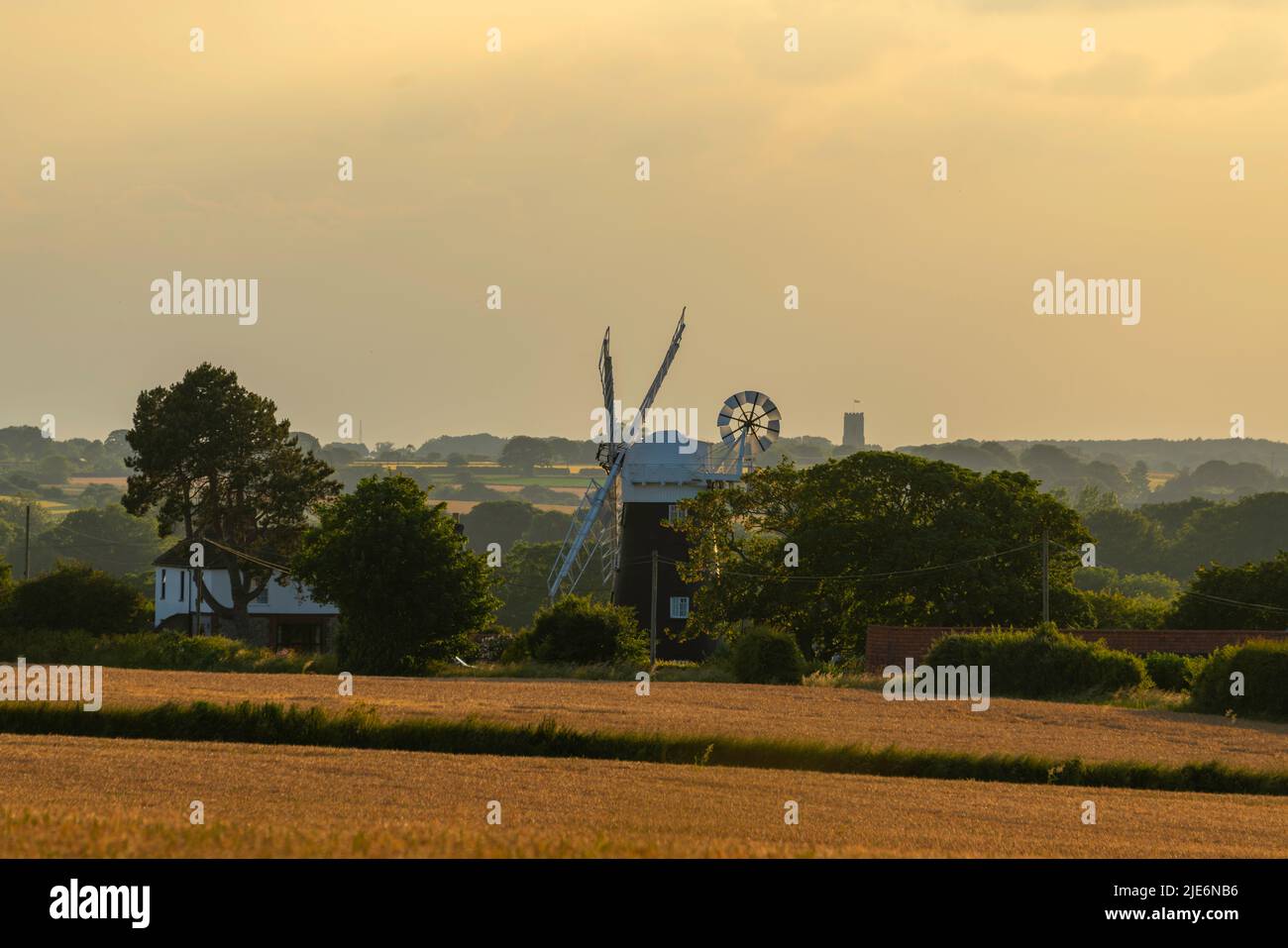 Paston Mill, Mundesley Stock Photo - Alamy