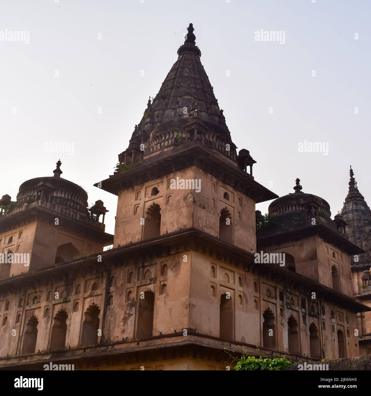 Morning View of Royal Cenotaphs (Chhatris) of Orchha, Madhya Pradesh ...
