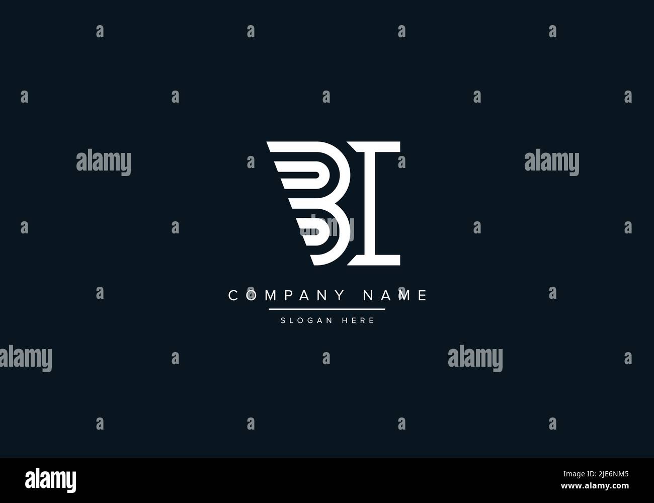 Letter bi logo hi-res stock photography and images - Alamy