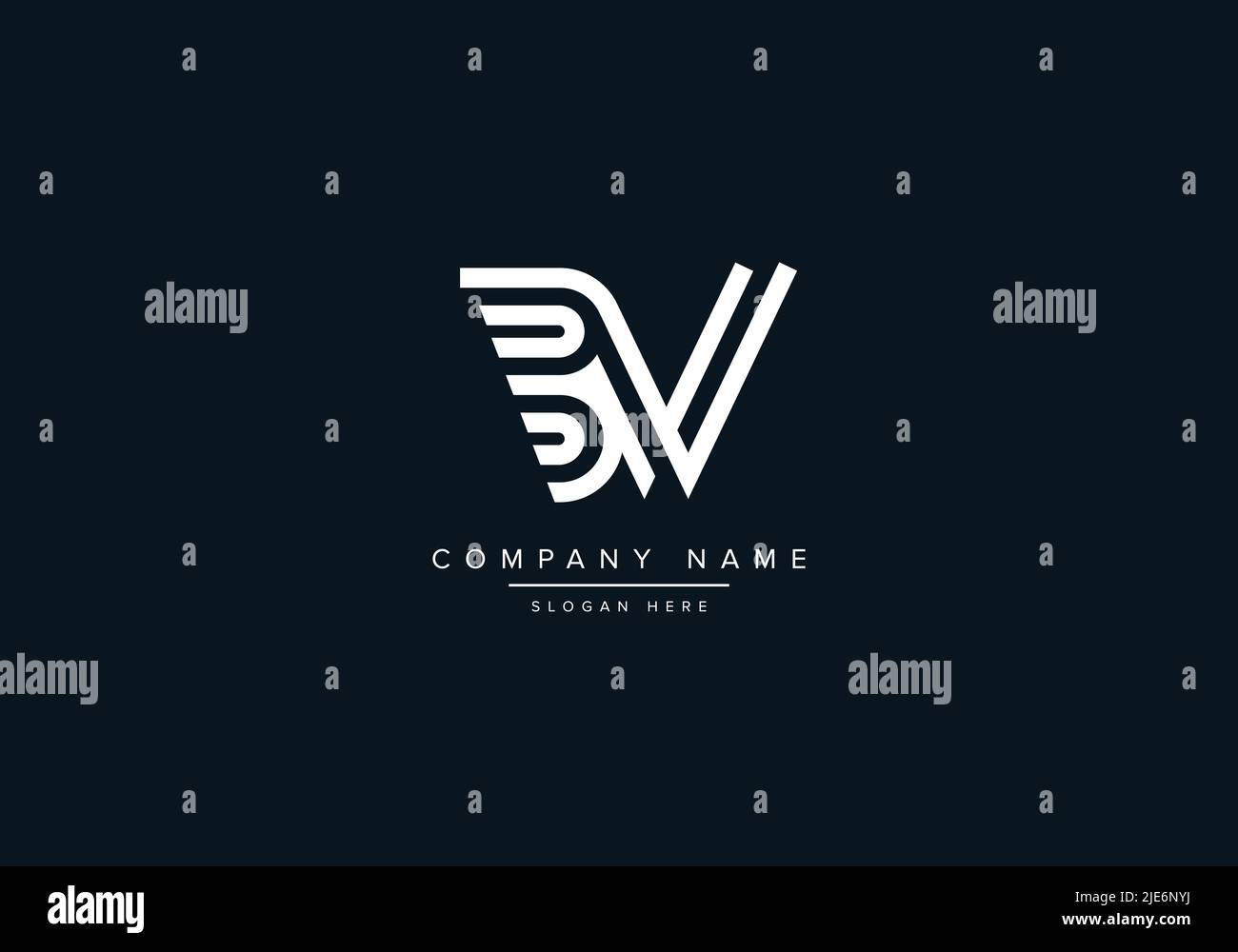 Bv letter logo hi-res stock photography and images - Alamy