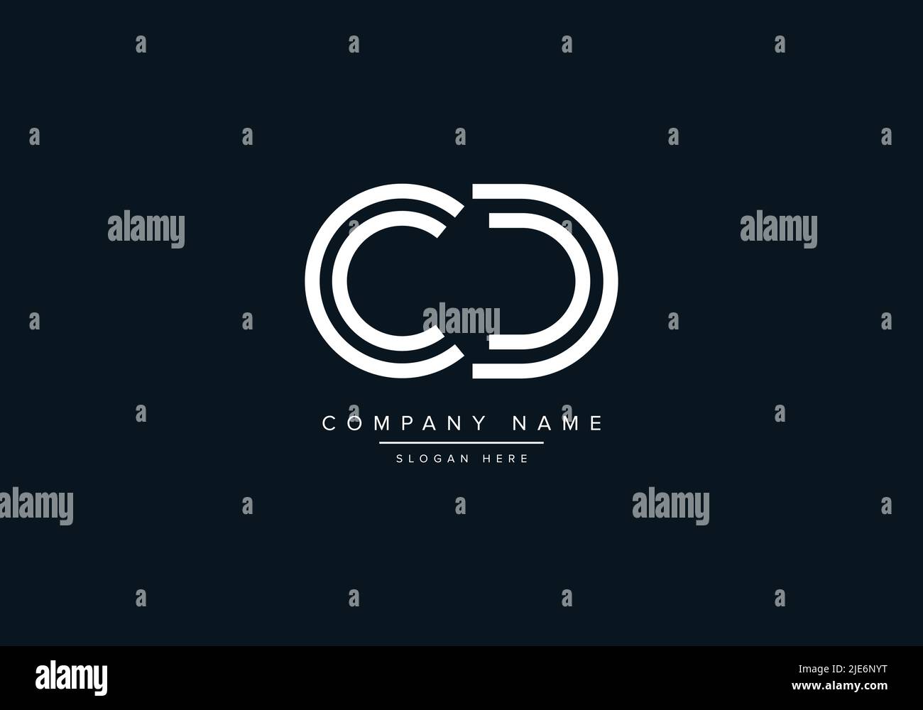 Alphabet Abstract Letter Icon Logo CD Stock Vector Image & Art - Alamy
